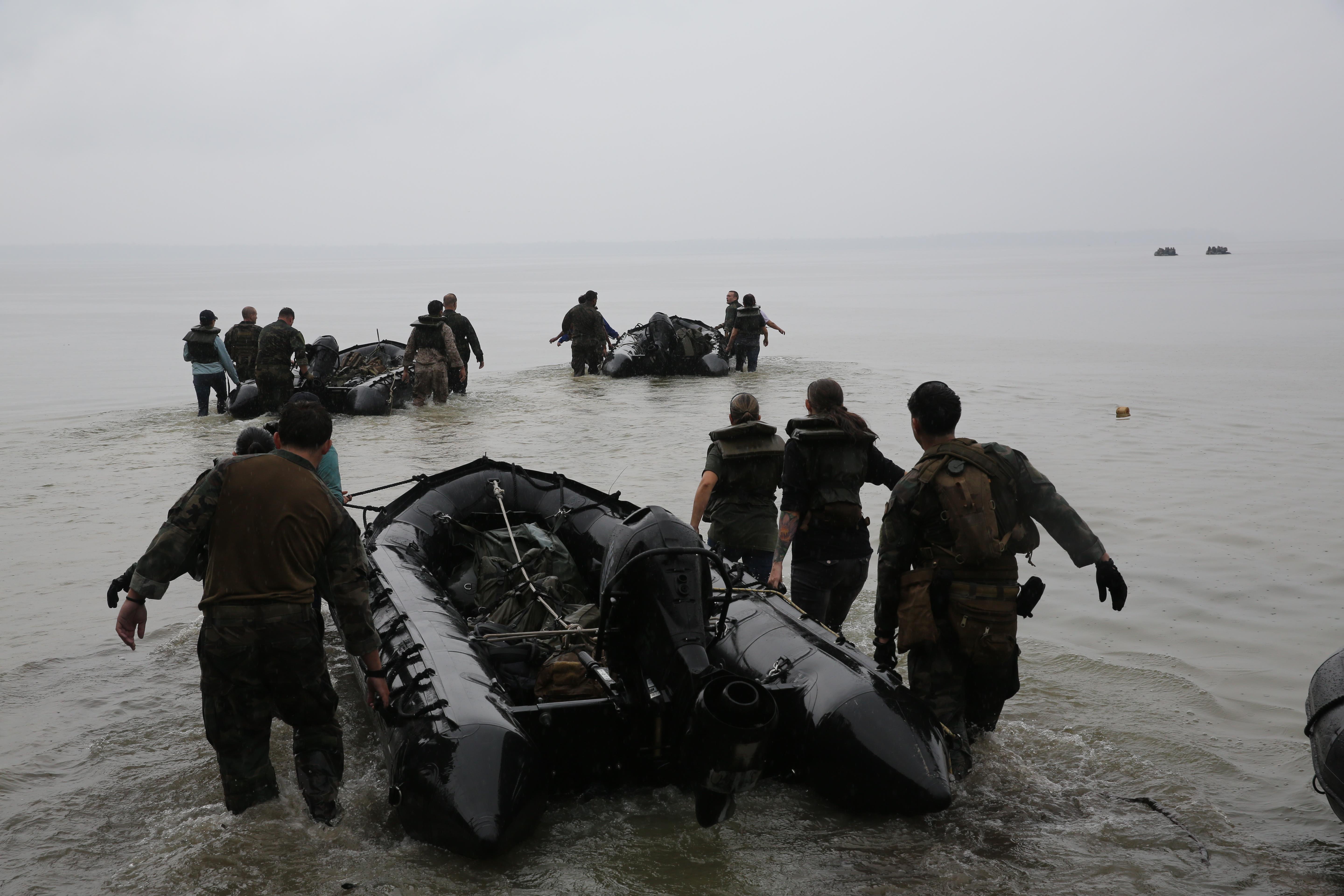 MARSOC wives participate in Jane Wayne Day.