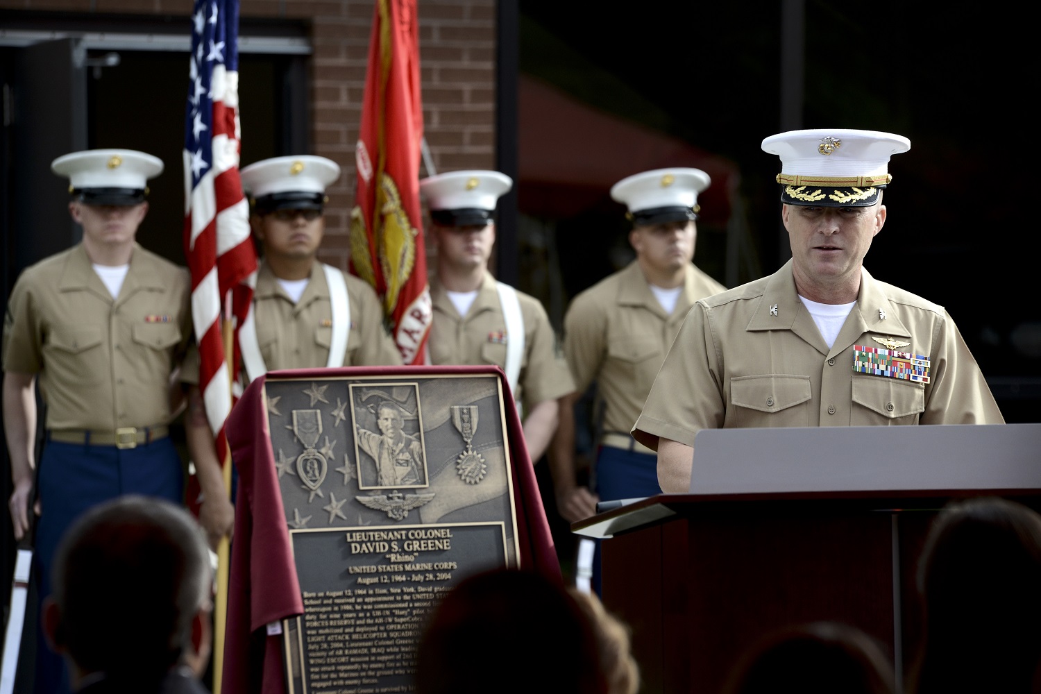 Marines honor fallen heroes during hangar dedication > United States ... Marines honor fallen heroes during hangar dedication > United States ...