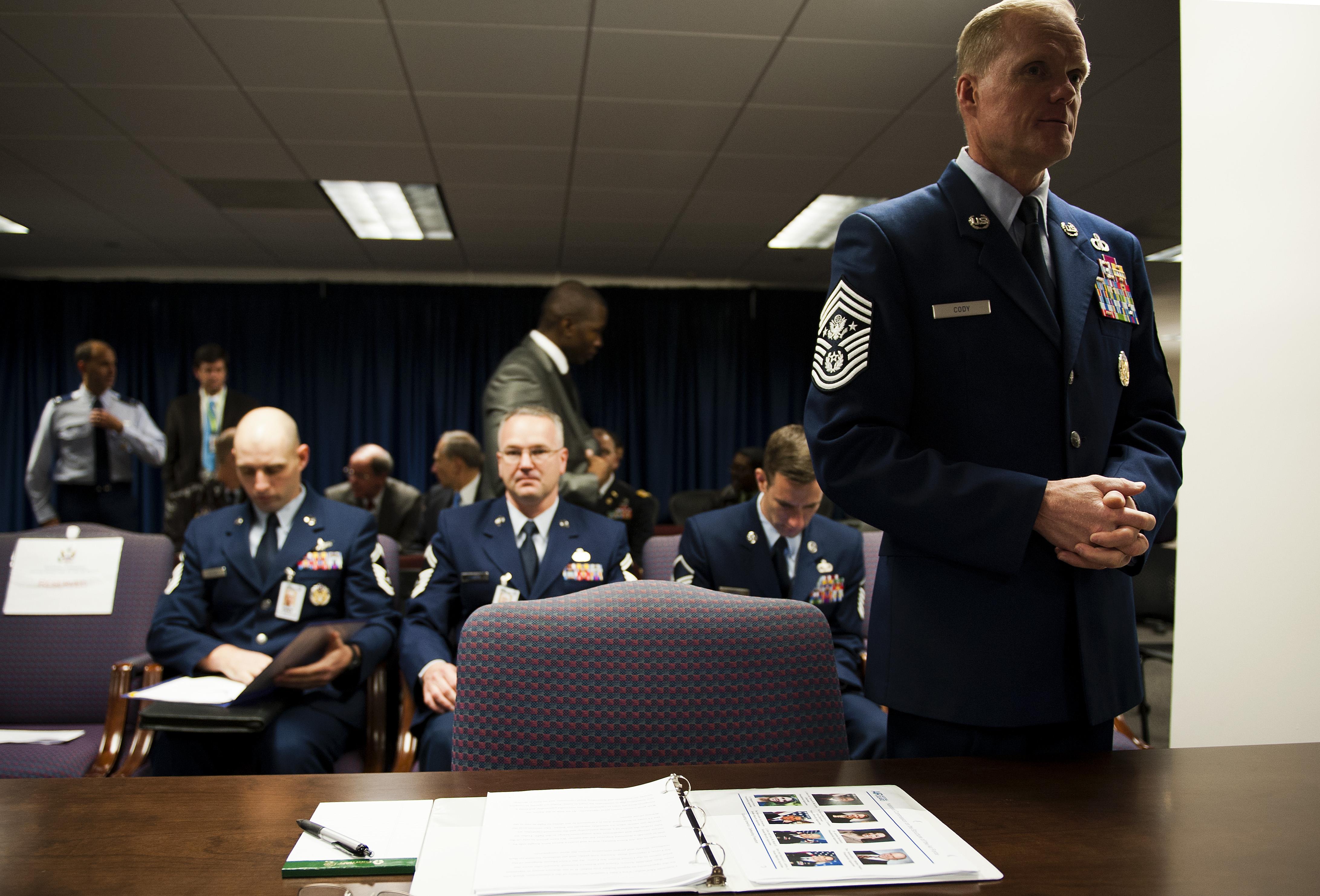 CMSAF Cody testifies on total force at National Commission