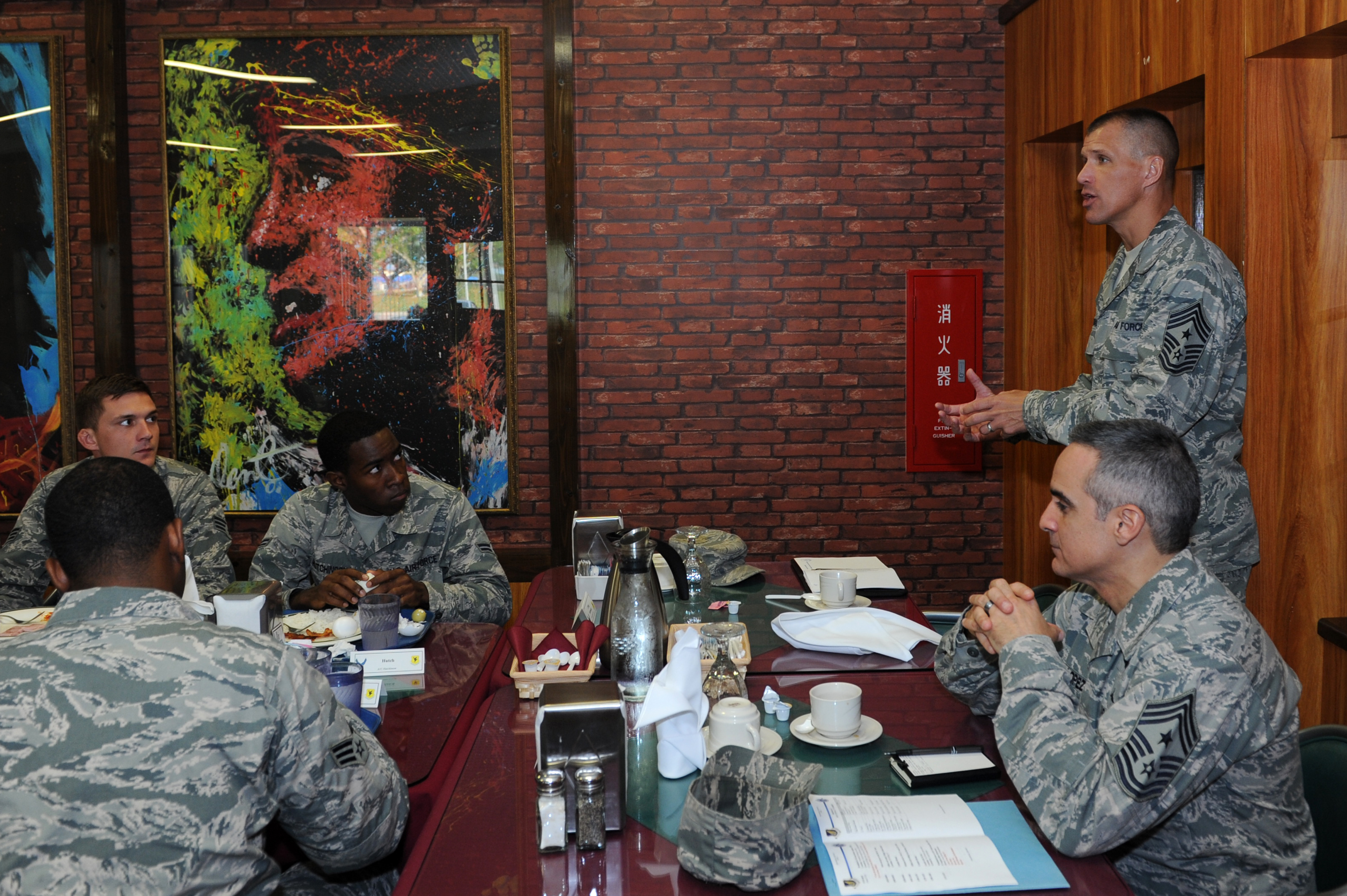 PACAF command chief visits Kadena > Kadena Air Base > News
