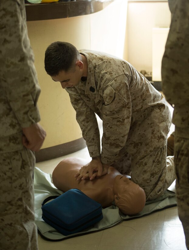 Corporals complete CPR class
