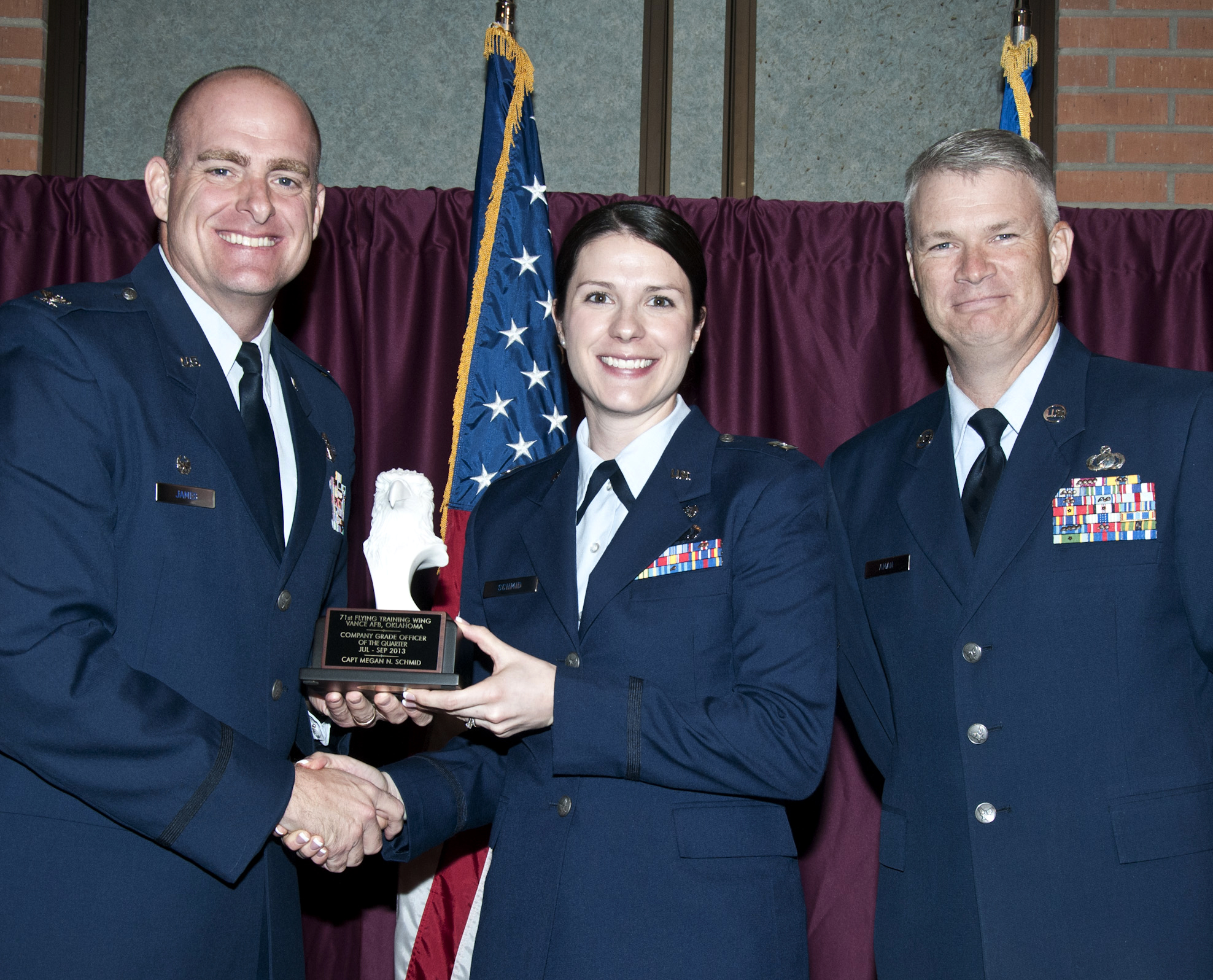 Vance quarterly award winners announced > Vance Air Force Base ...
