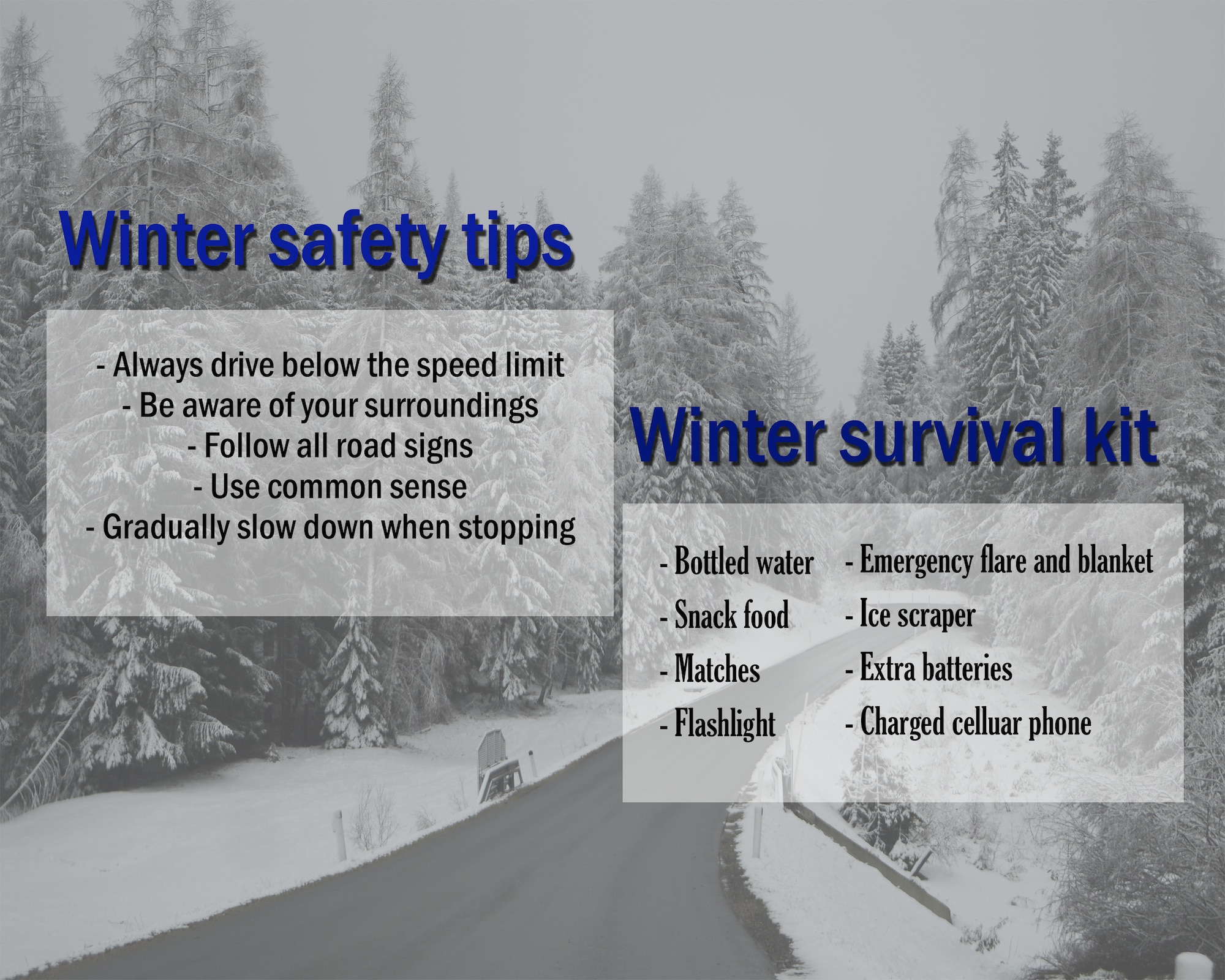 Prepare your vehicles for the winter season > Aviano Air Base > Display