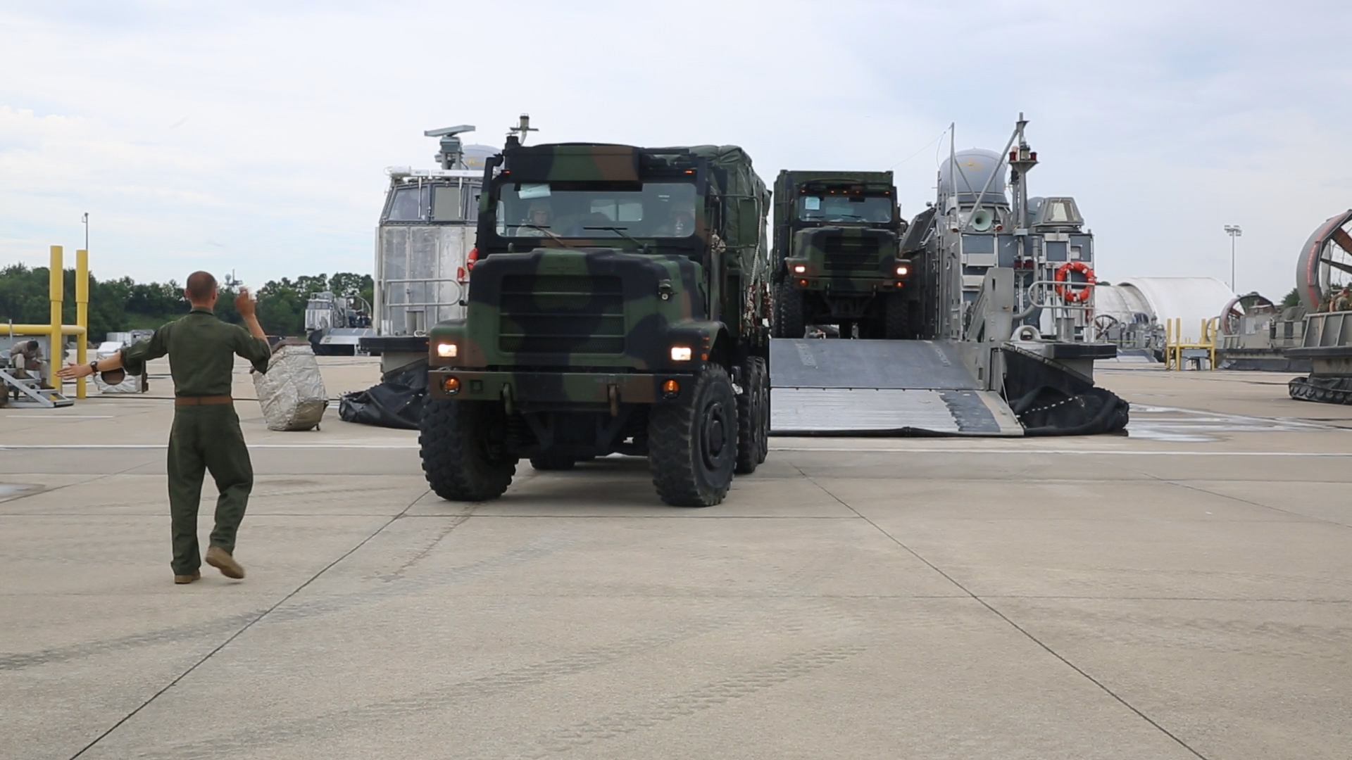 On land and sea: CLB-24 trains for humanitarian efforts