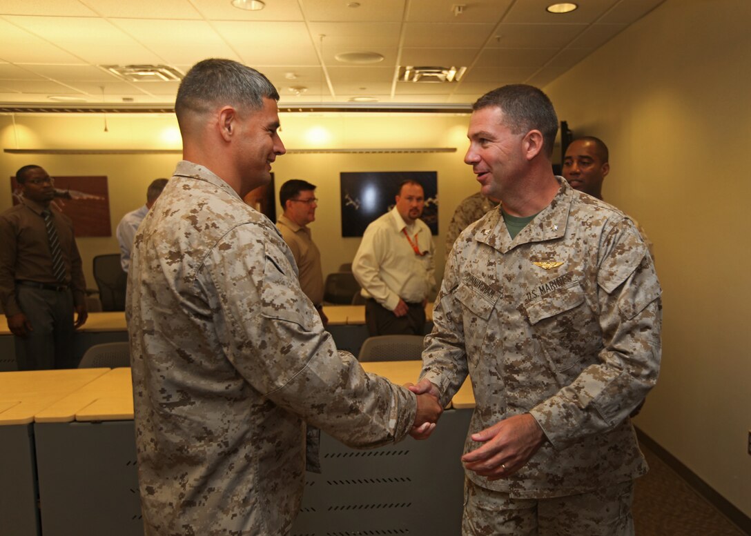 Major Cooper's Promotion Ceremony
