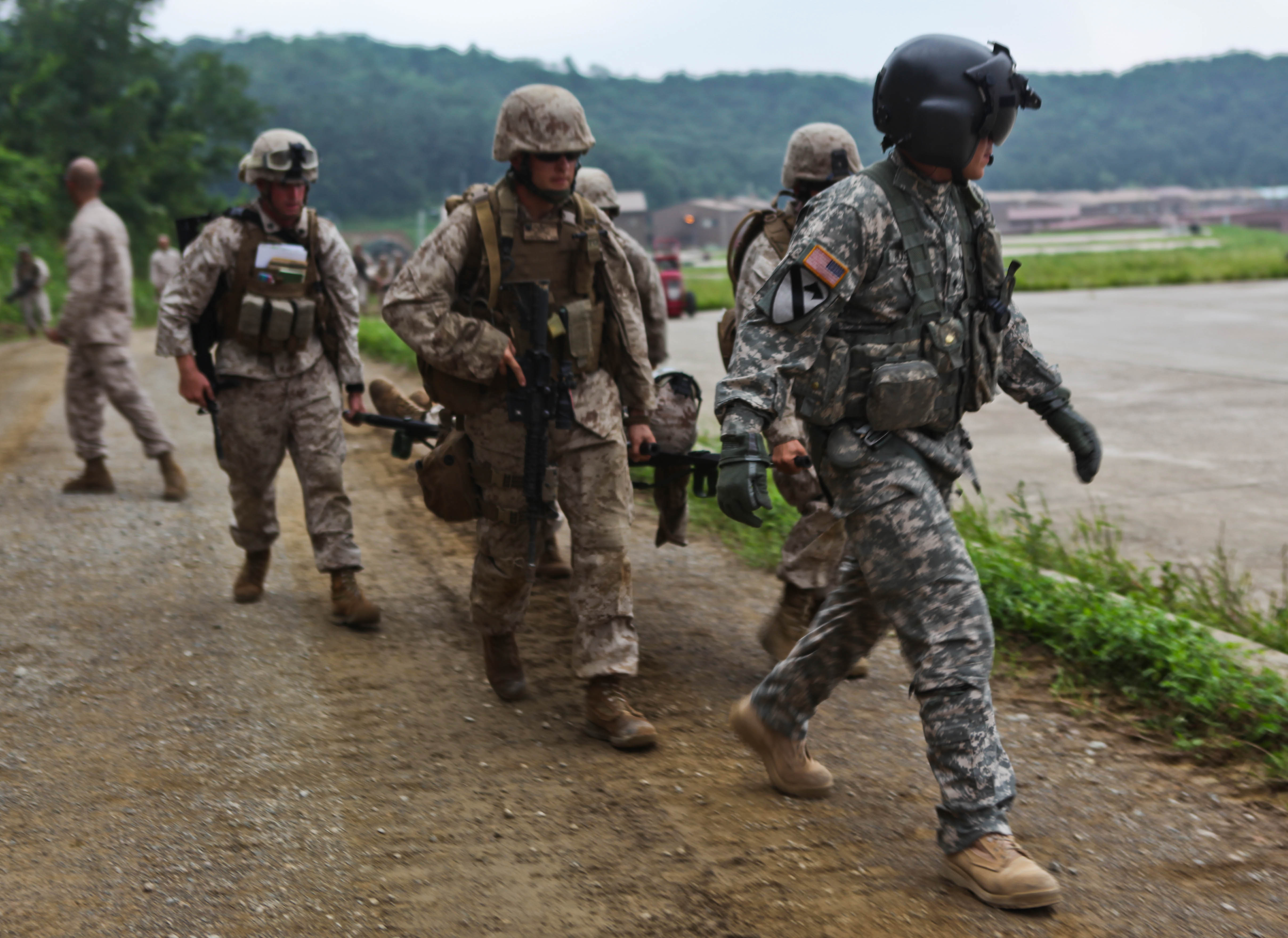 3/12 participates in joint CASEVAC training