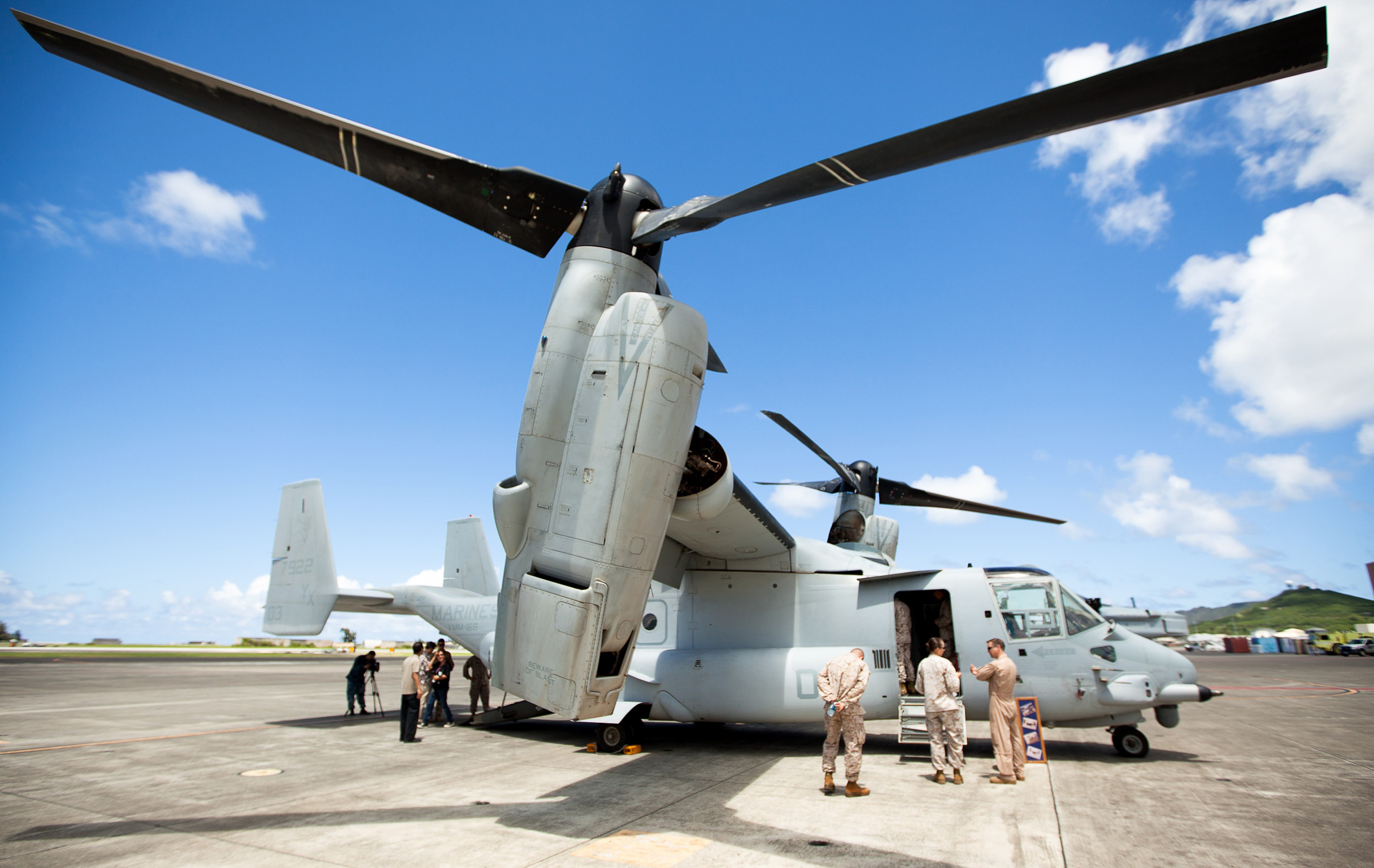 Ospreys visit MCB Hawaii, demonstrate capabilities