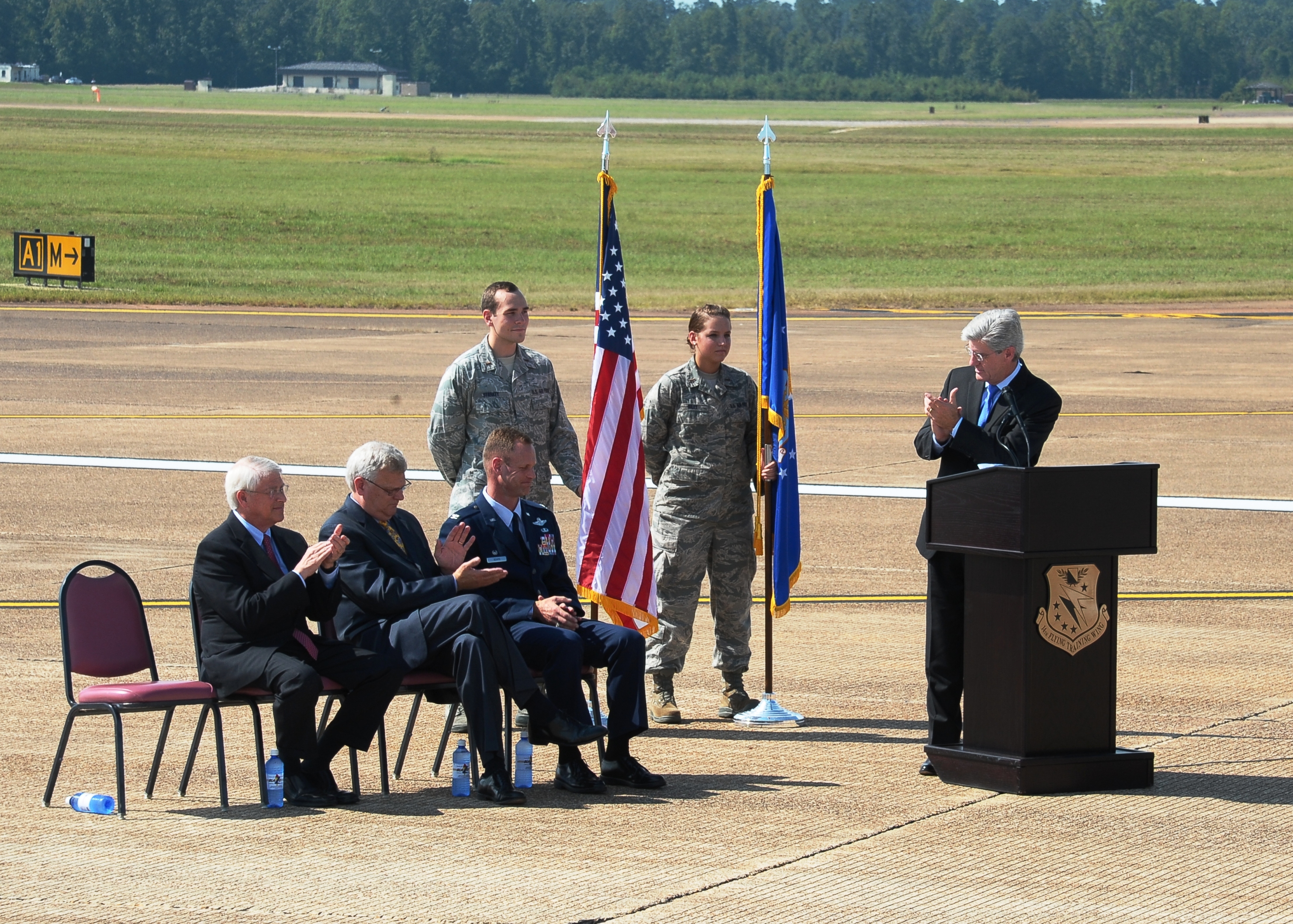 Runway opens on-time and under-budget > Columbus Air Force Base ...