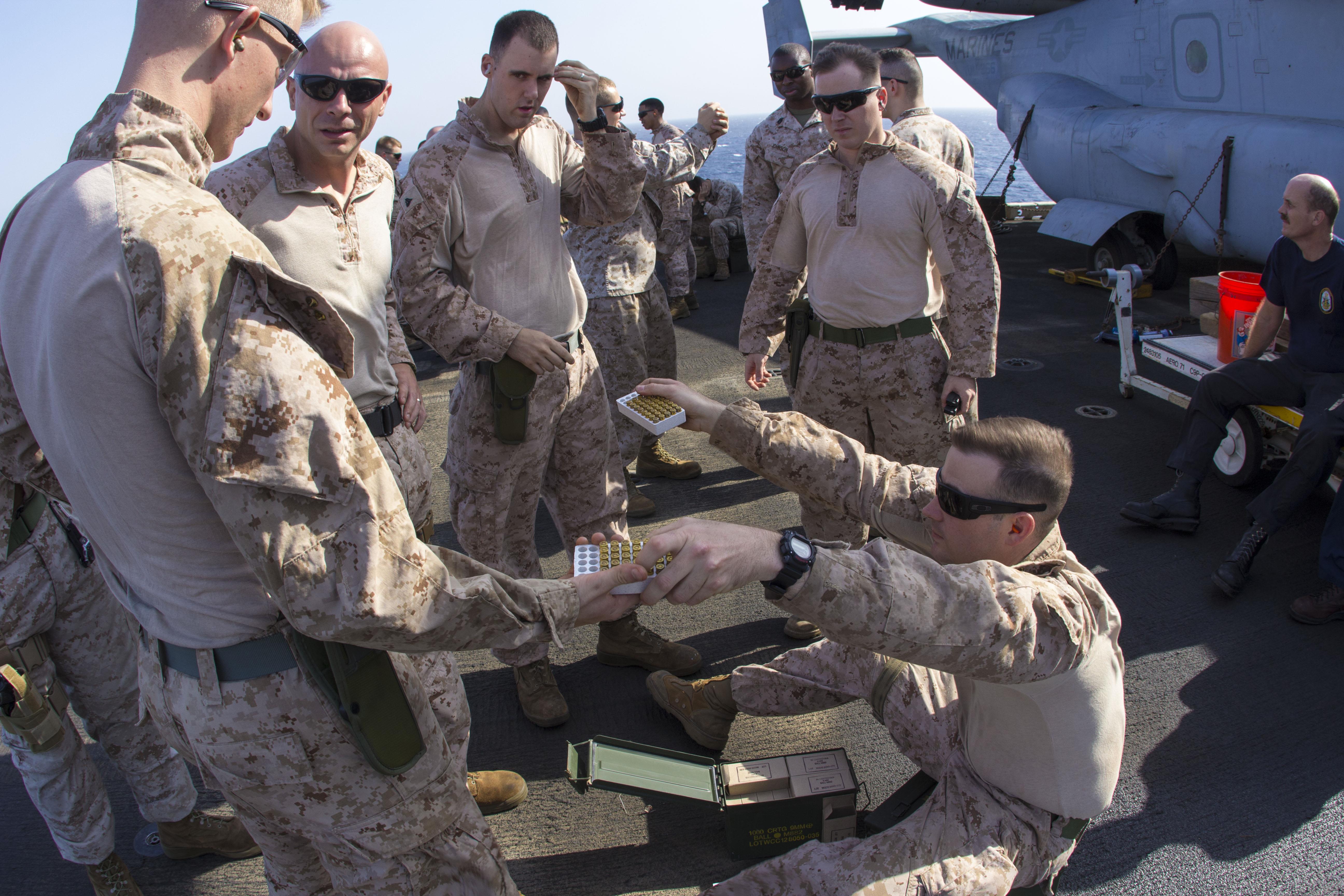 CLB-26 flight deck pistol qualification