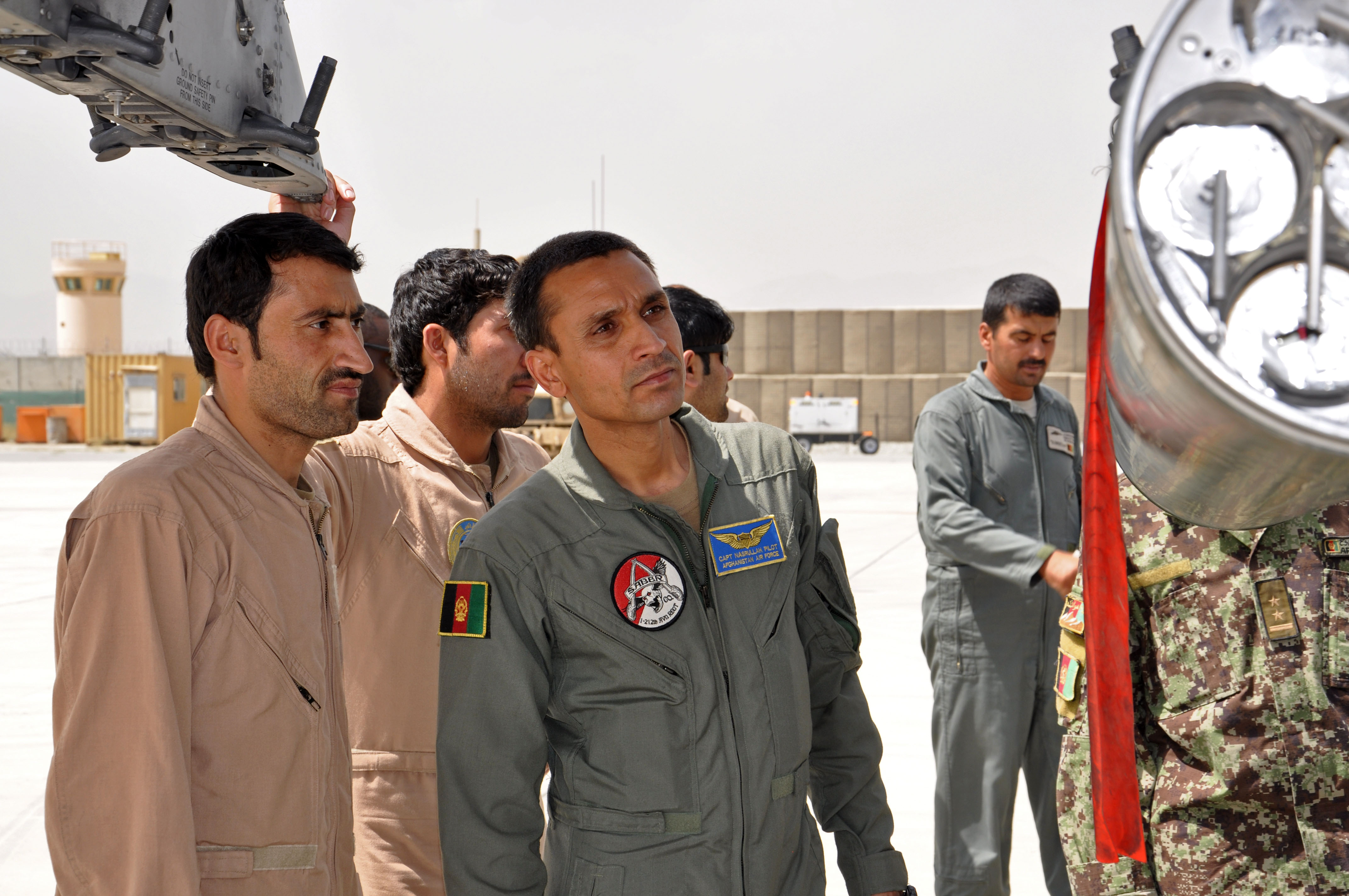 Aerial escort support from USAF