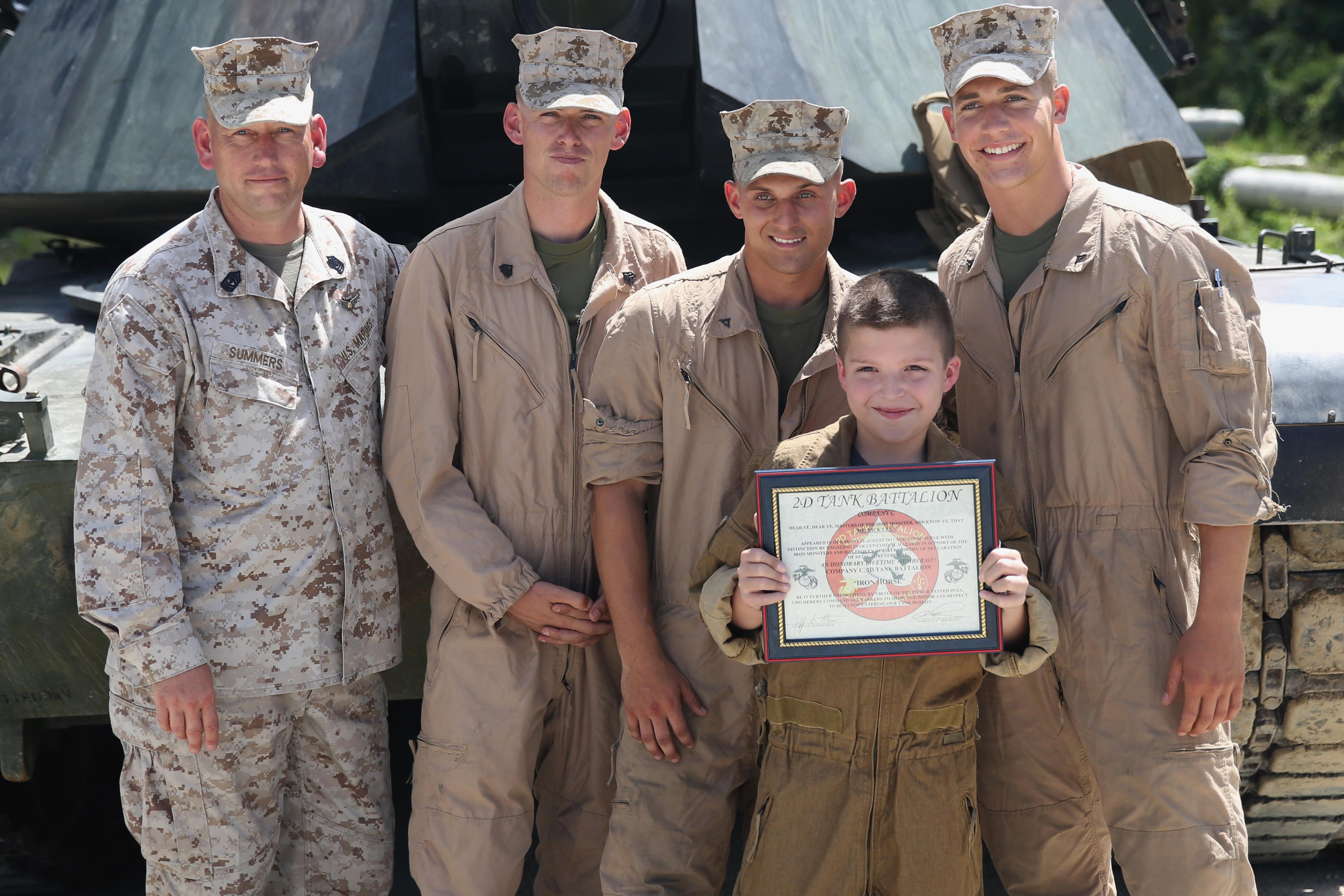 2nd Tanks welcomes honorary member