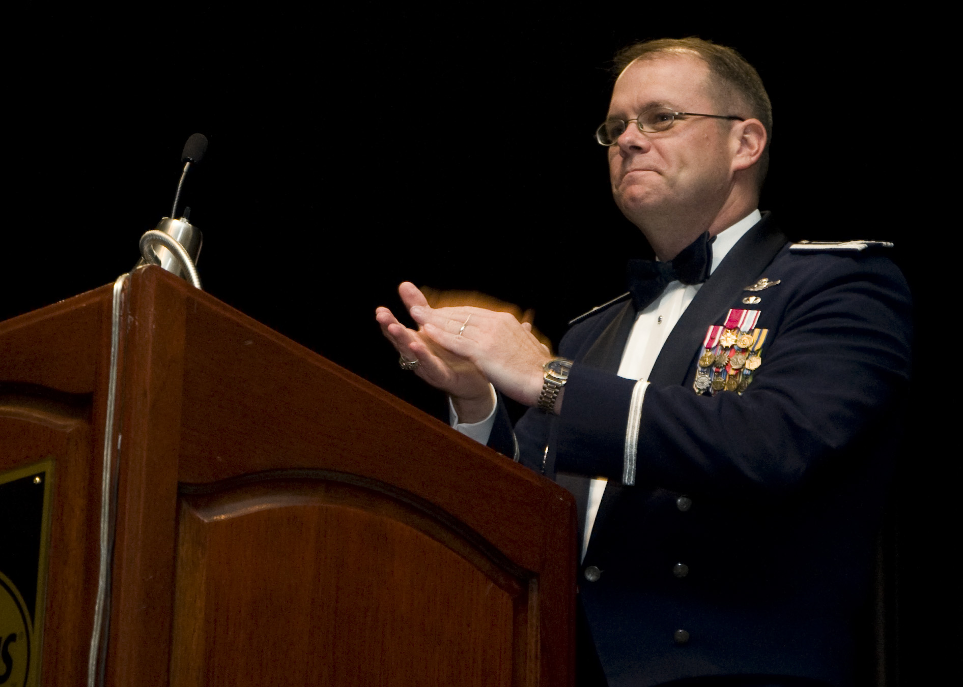 Col. Moore during the Air Force ball