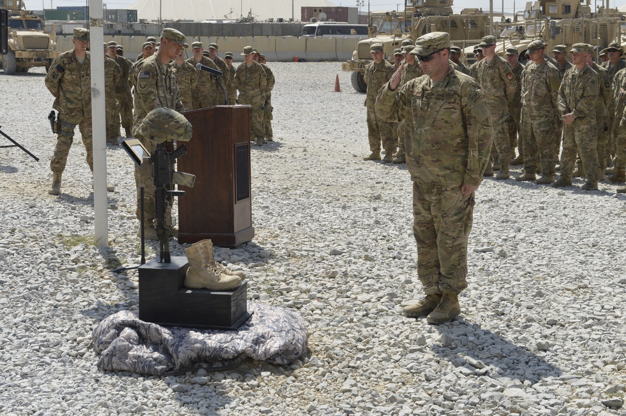Bagram holds memorial services to honor Lobraico > U.S. Air Forces ...