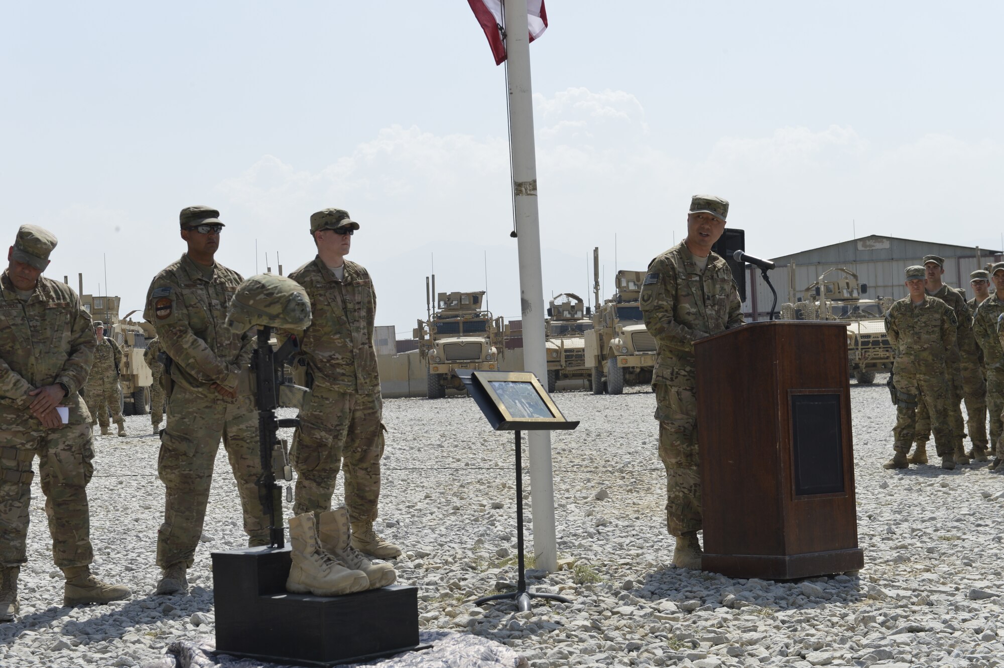Bagram holds memorial services to honor Lobraico > U.S. Air Forces ...