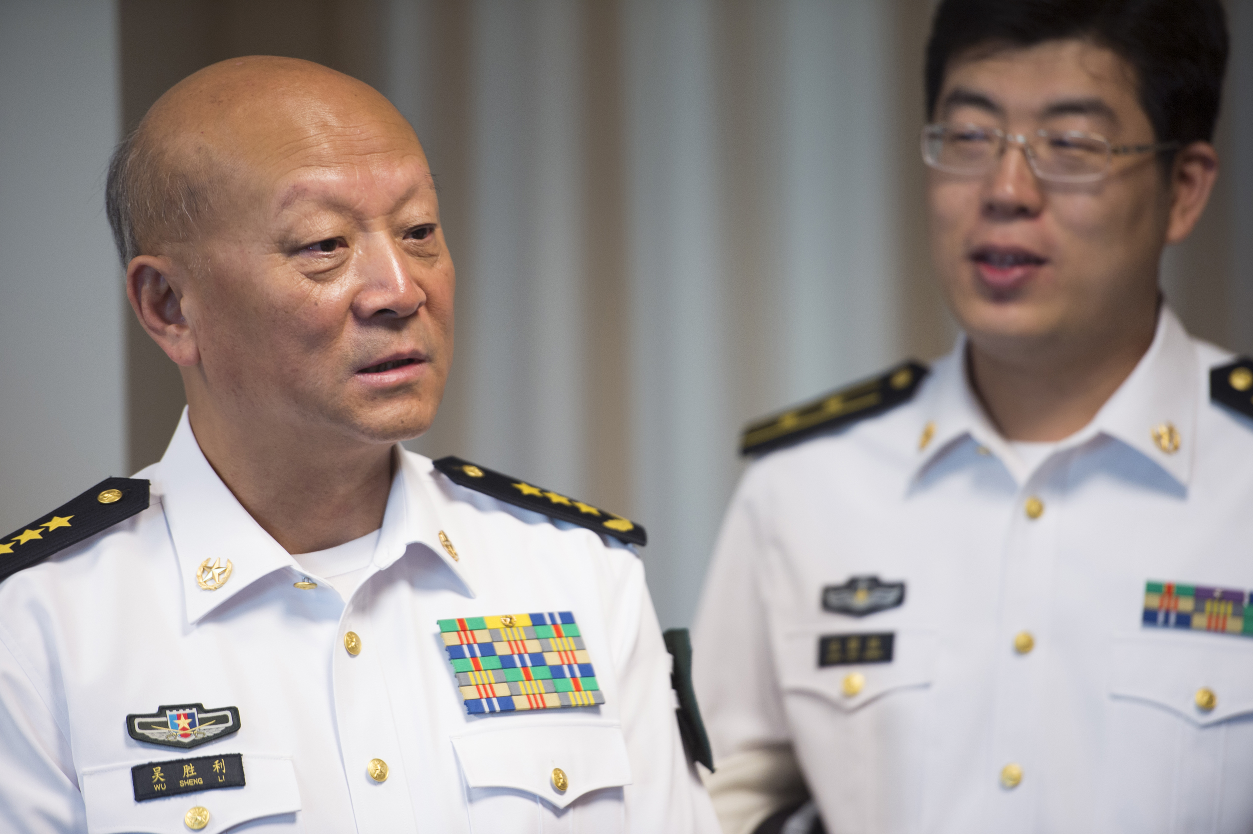 U.S. Deputy Defense Secretary Ash Carter met with Chinese Adm. Wu ...