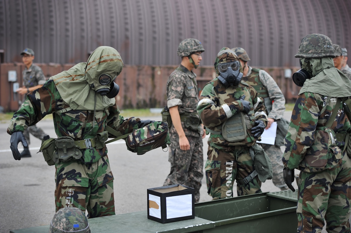 U.S., ROK train as team, perfect CBRNE readiness > Osan Air Base ...