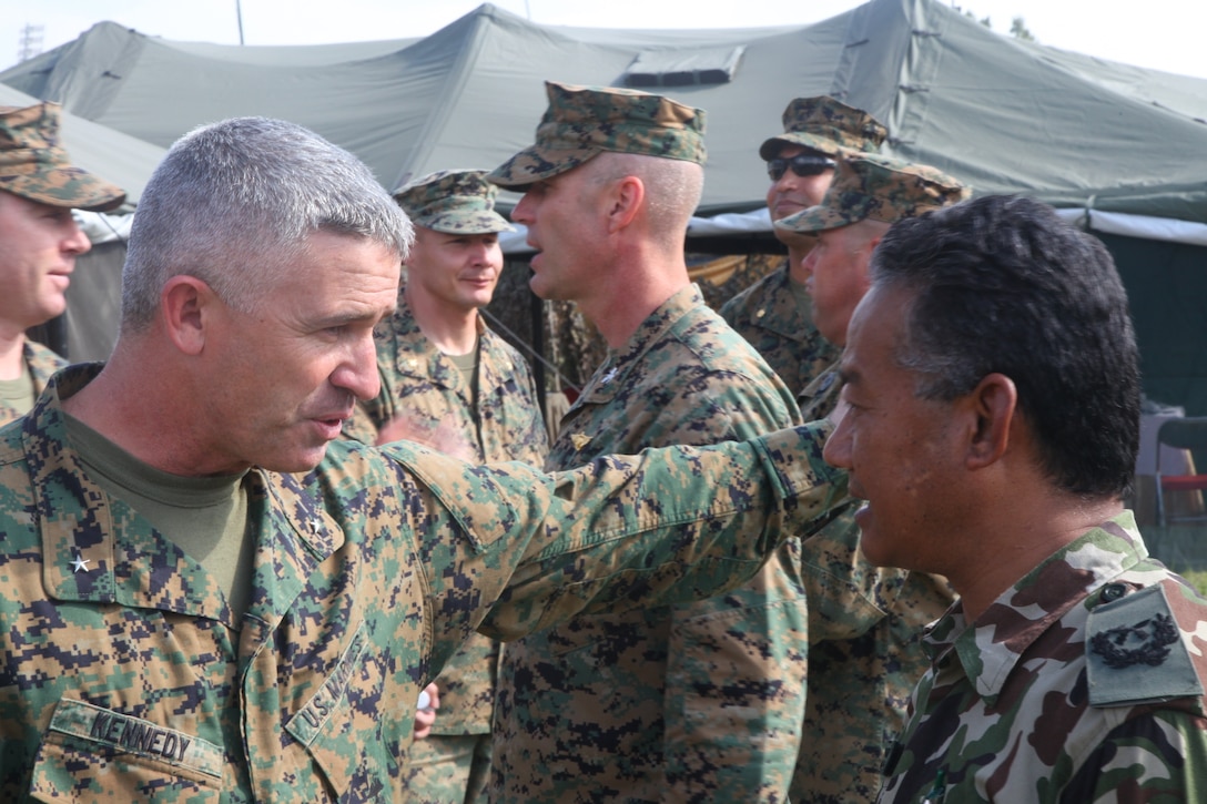 Brig. Gen. Kennedy tours FTX site of Pacific Resilience