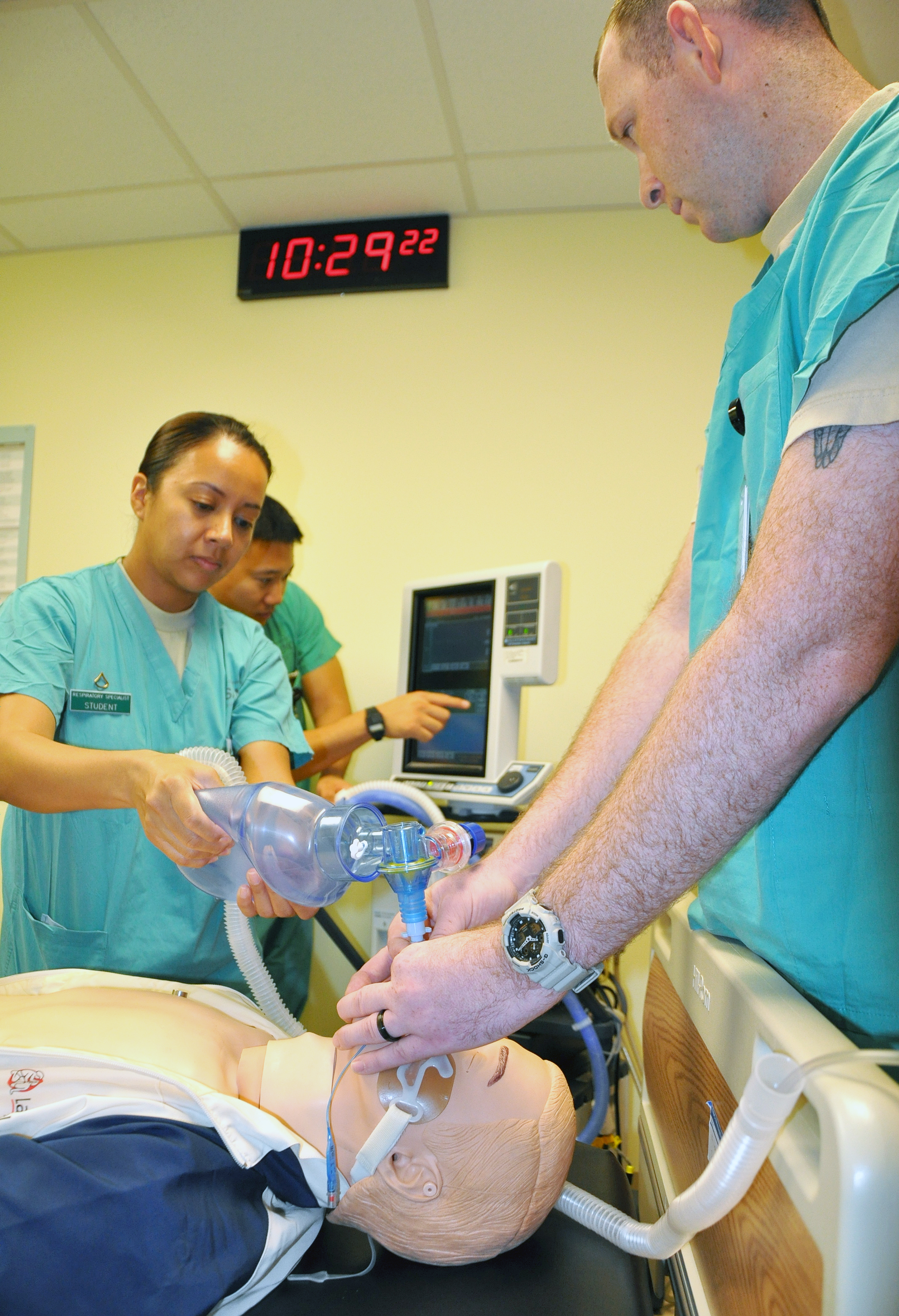 Interservice Respiratory Therapy Program Students at SAMMC