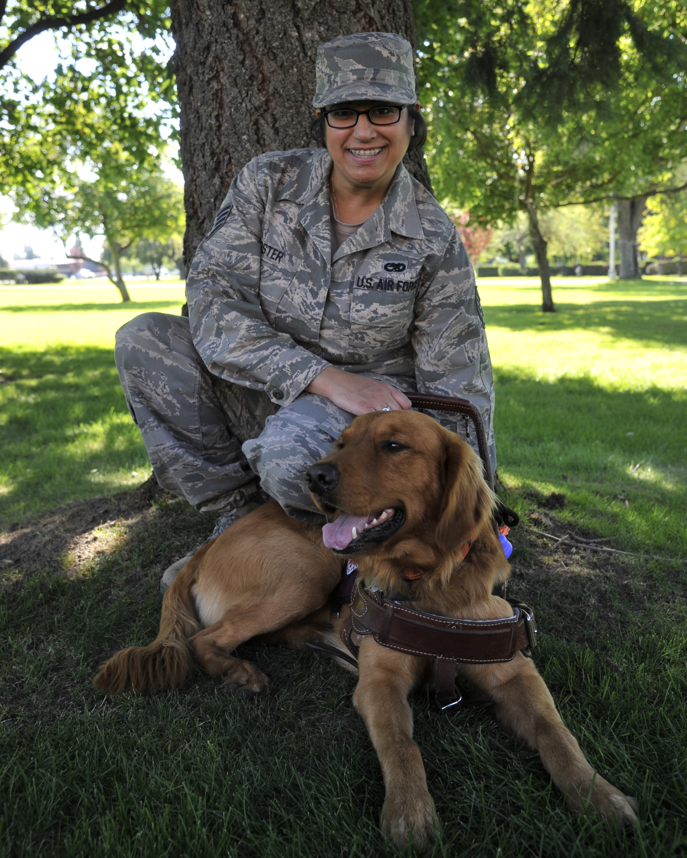 Service dog brings life to Fairchild NCO > Air Force Medical Service ...