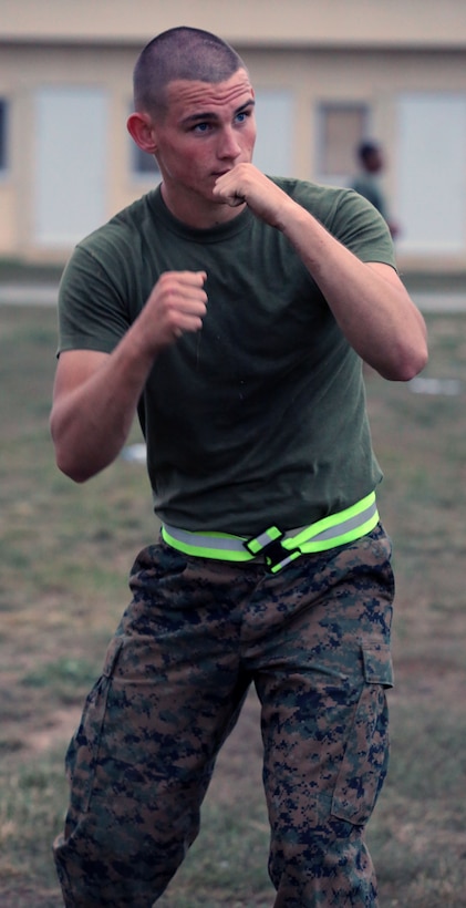BSRF-14 Marines participate in MCMAP
