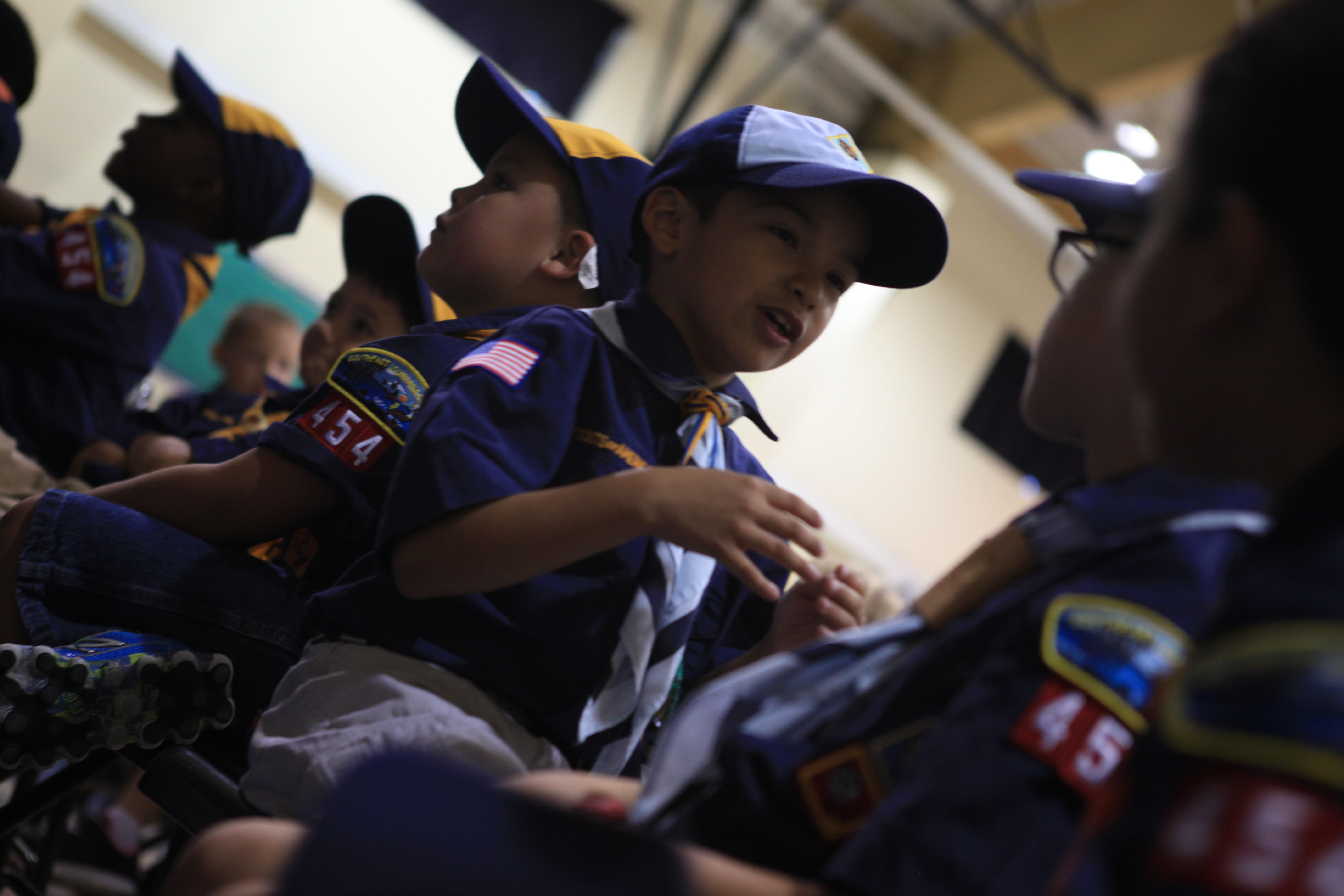 These colors don’t run: Marines teach Belle Chasse Cub Scouts flag ...