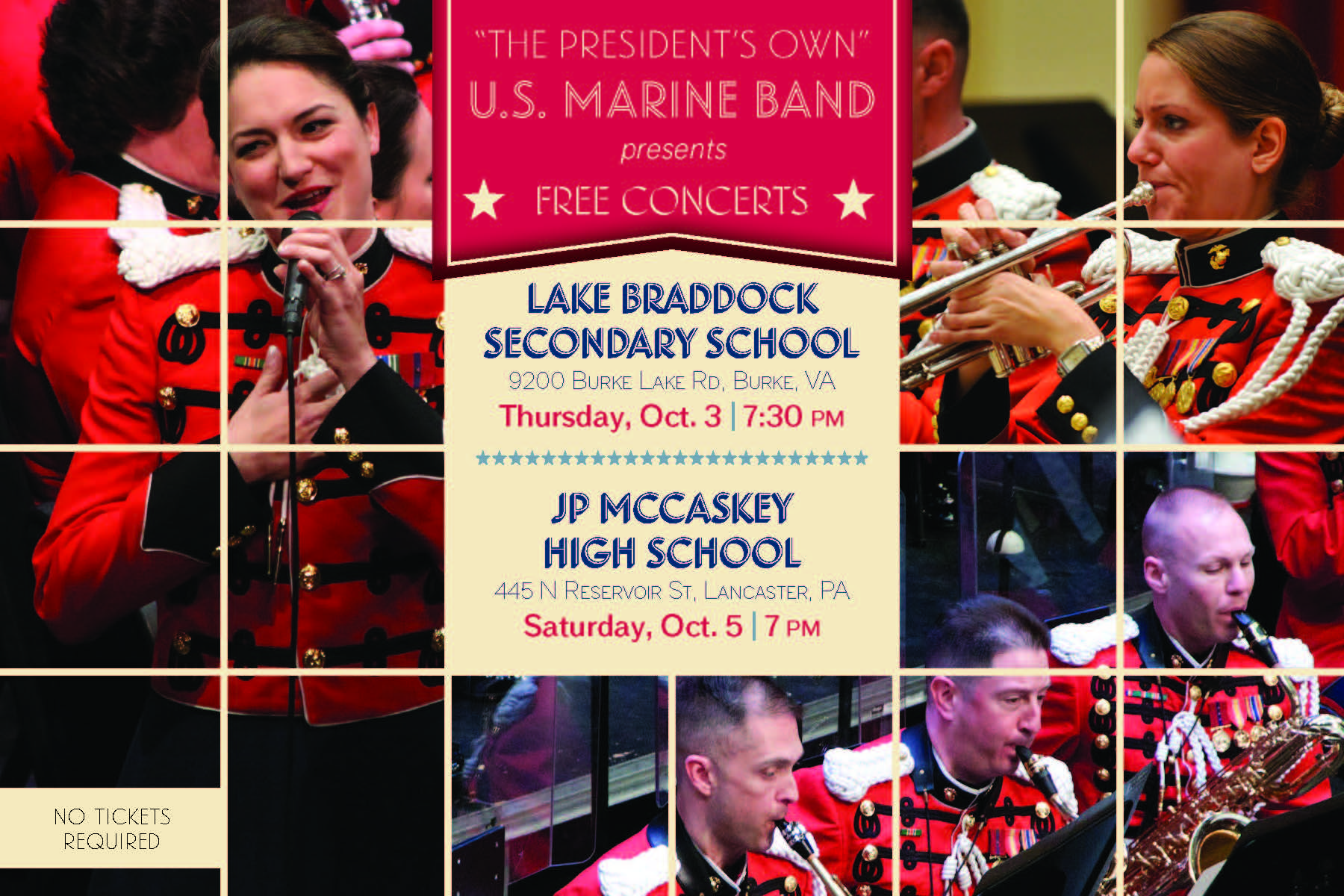 Marine Band Concert - Burke, Va. and Lancaster, Pa.