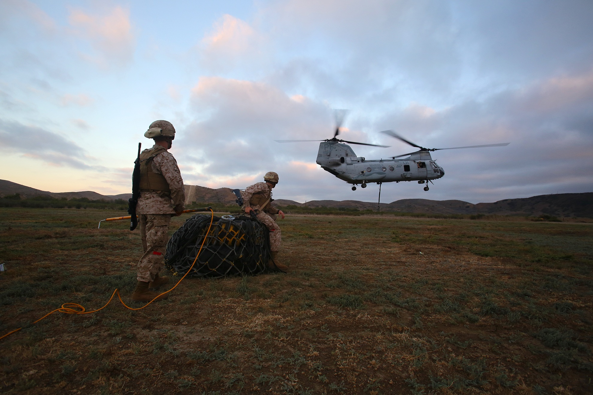 Resupply from the sky: landing support specialists conduct HST > 1st ...