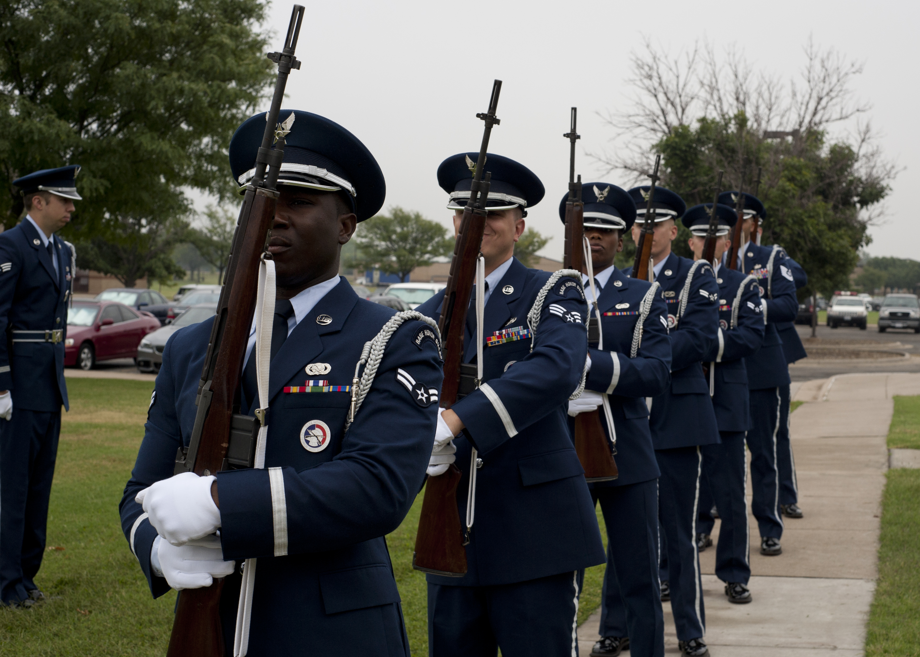 Base honor guard shows respects > McConnell Air Force Base > News