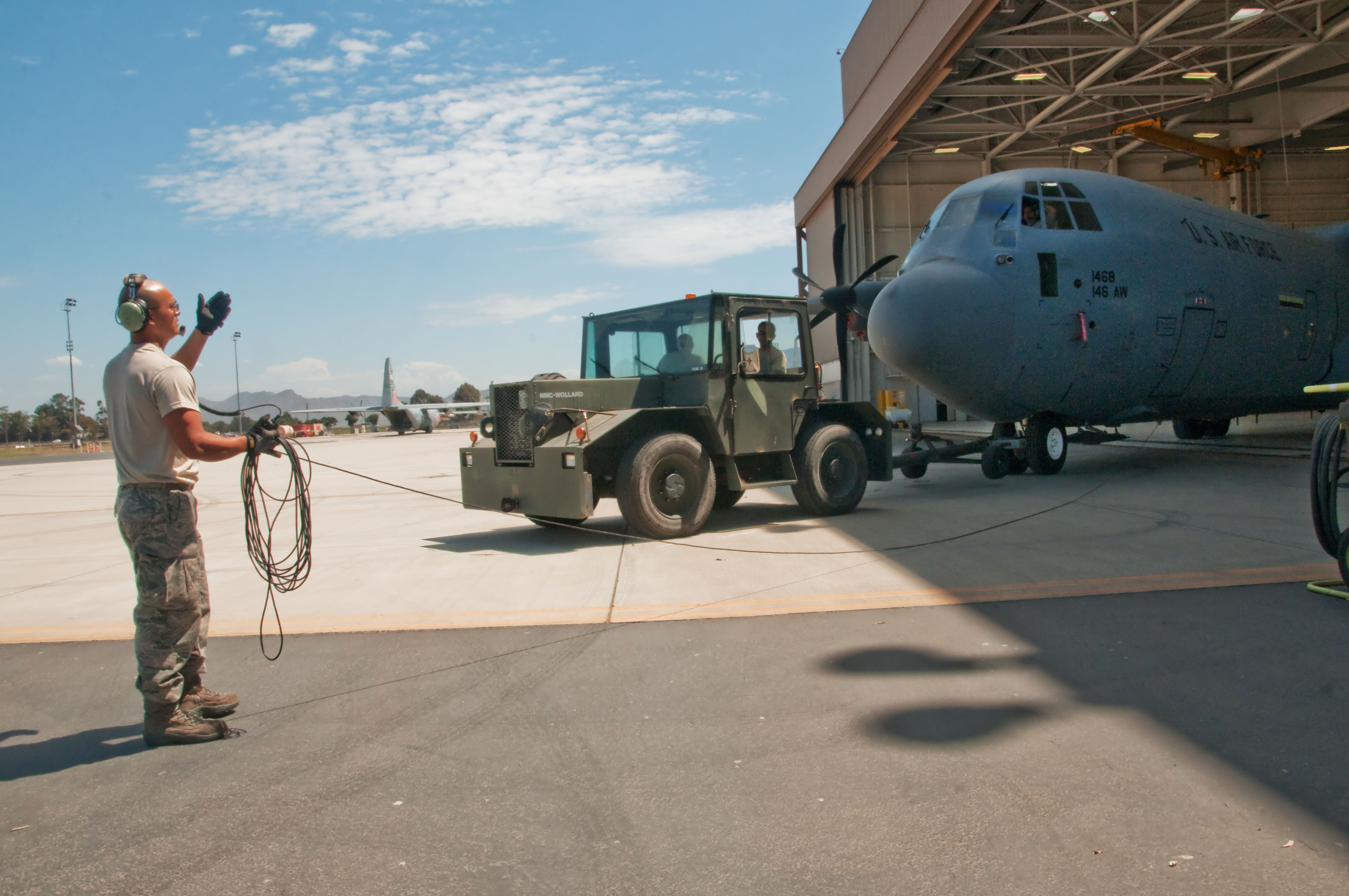 Maintenance crew keeps MAFFS planes flying.