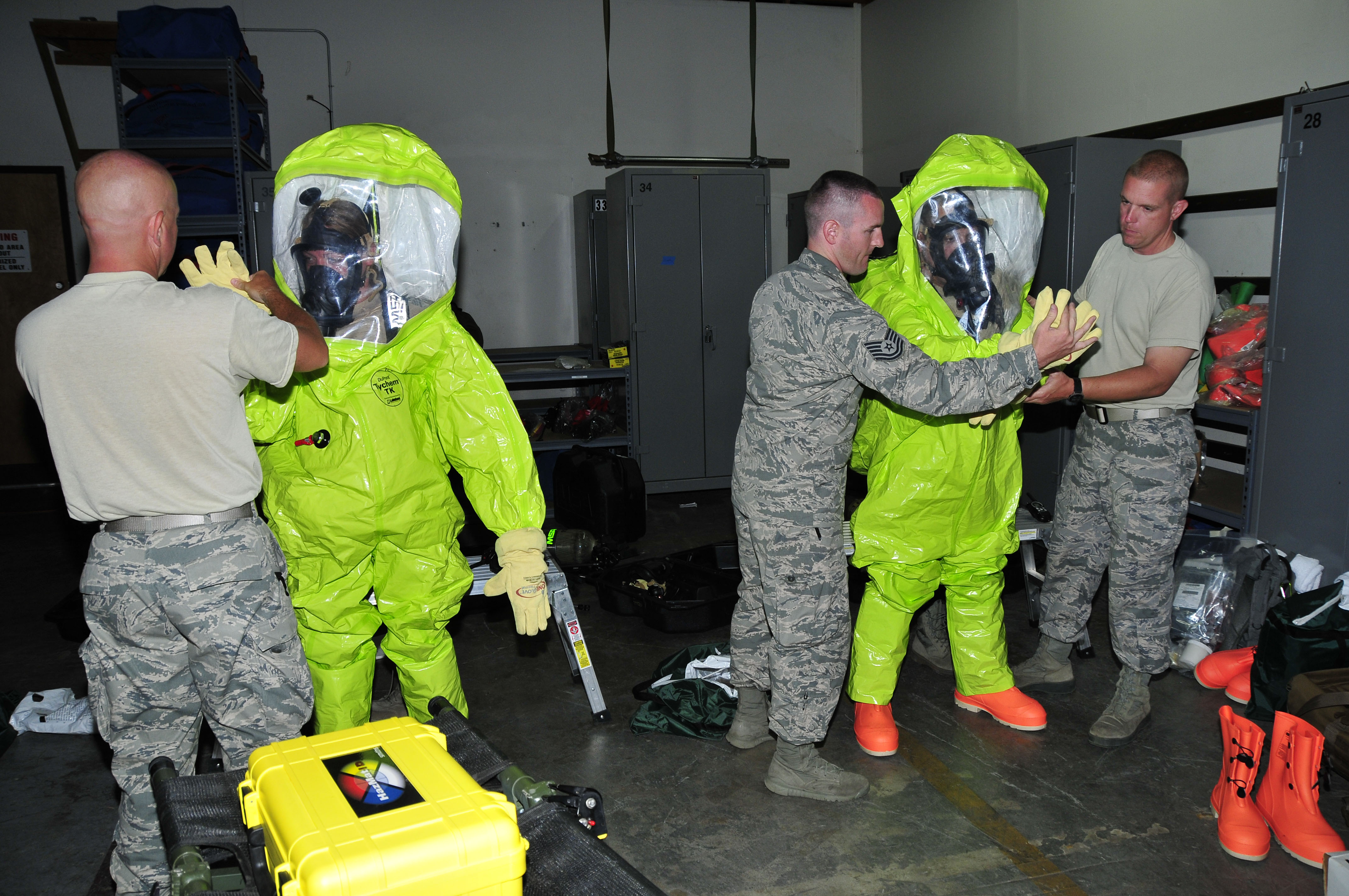 134 ARW Emergency Management Conduct Haz-Mat Response Exercise in ...