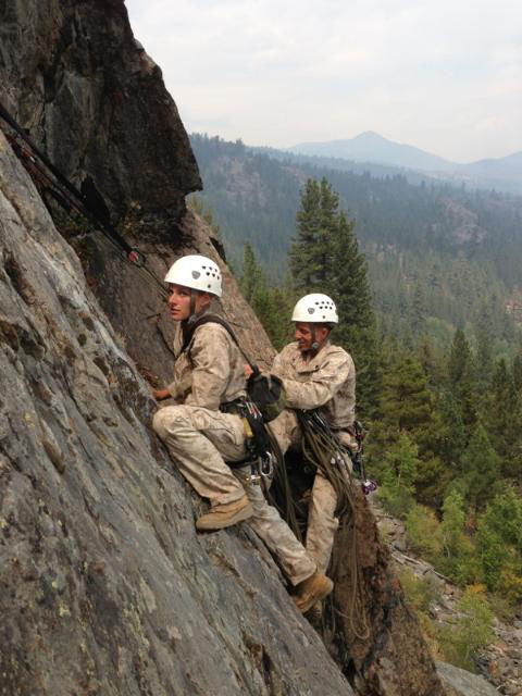 2nd MLG Marines participate in mountain warfare training