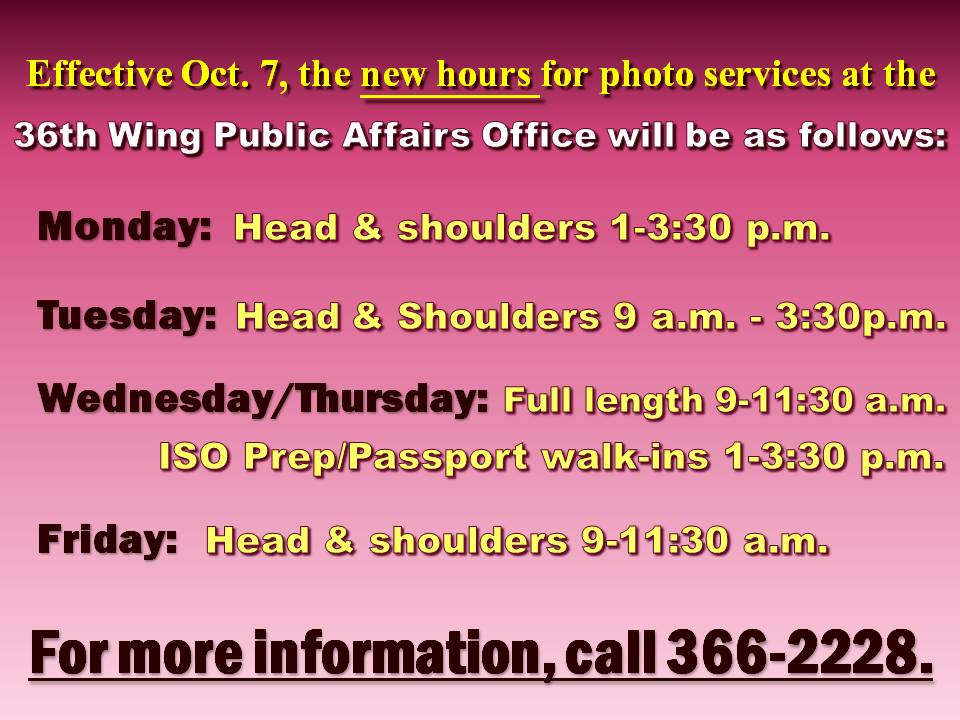 Photo Studio Hours