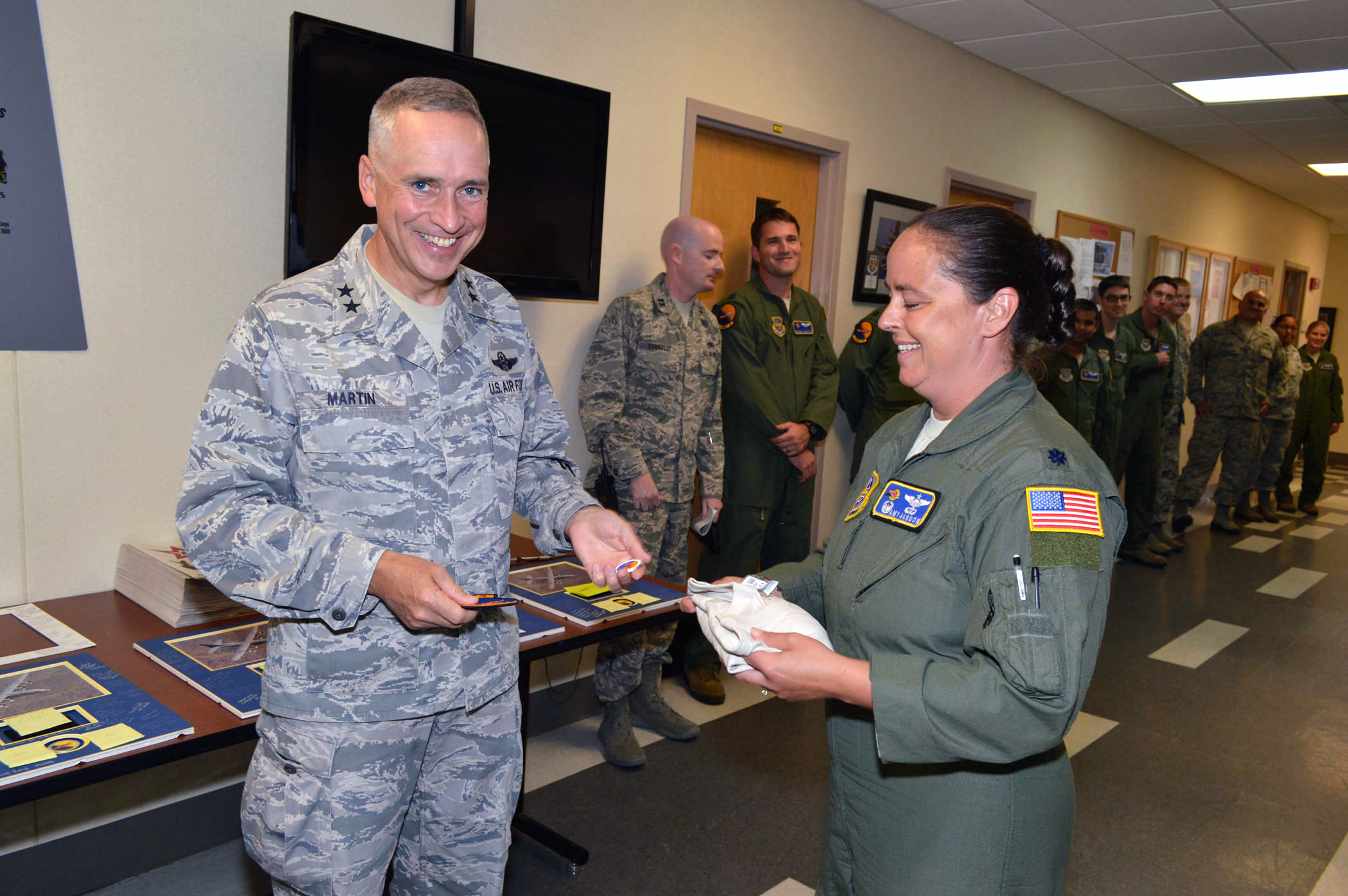Expeditionary Center commander visits Pope AAF