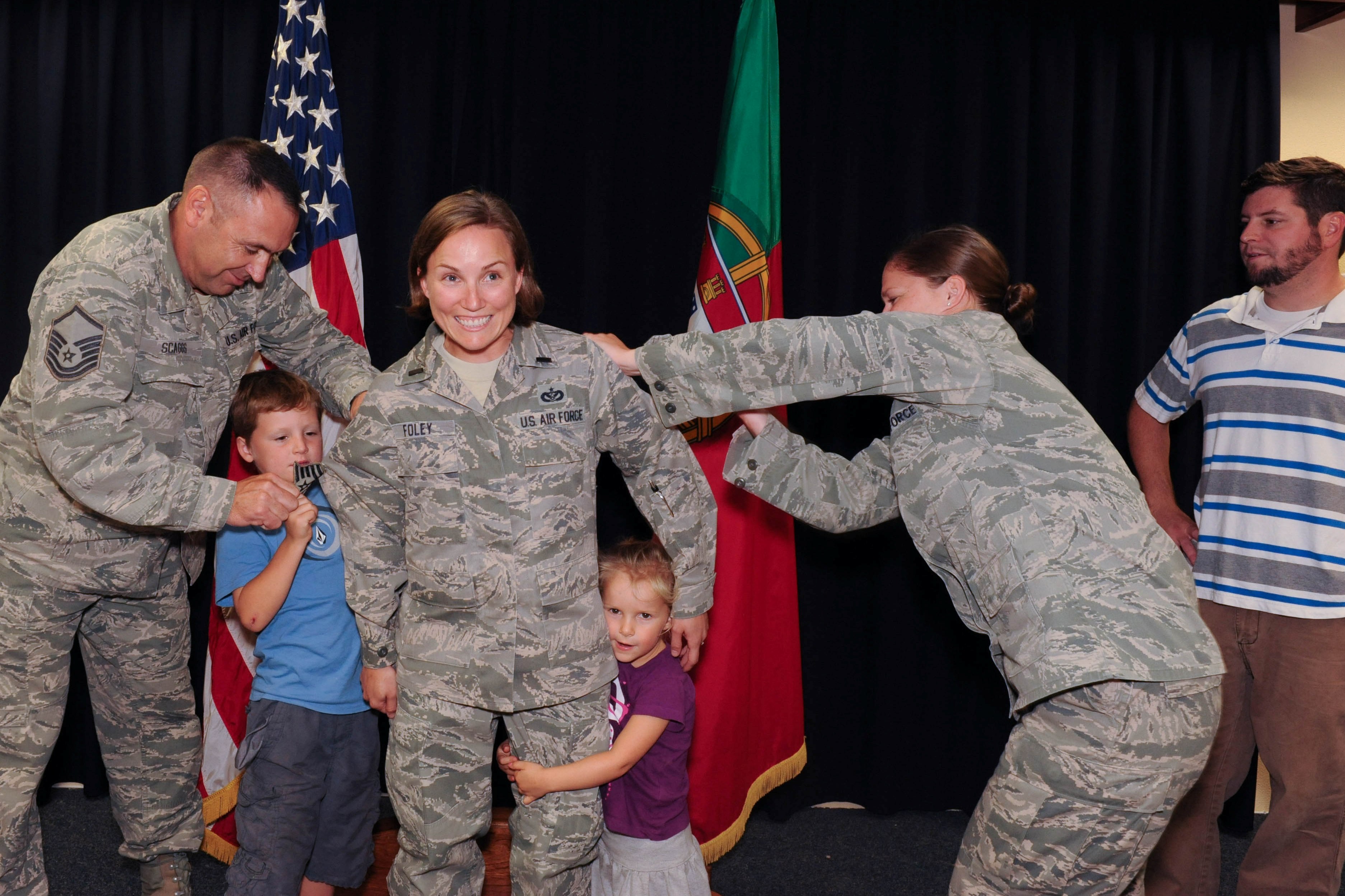 NCO trades stripes for first lieutenant bars > U.S. Air Forces in ...