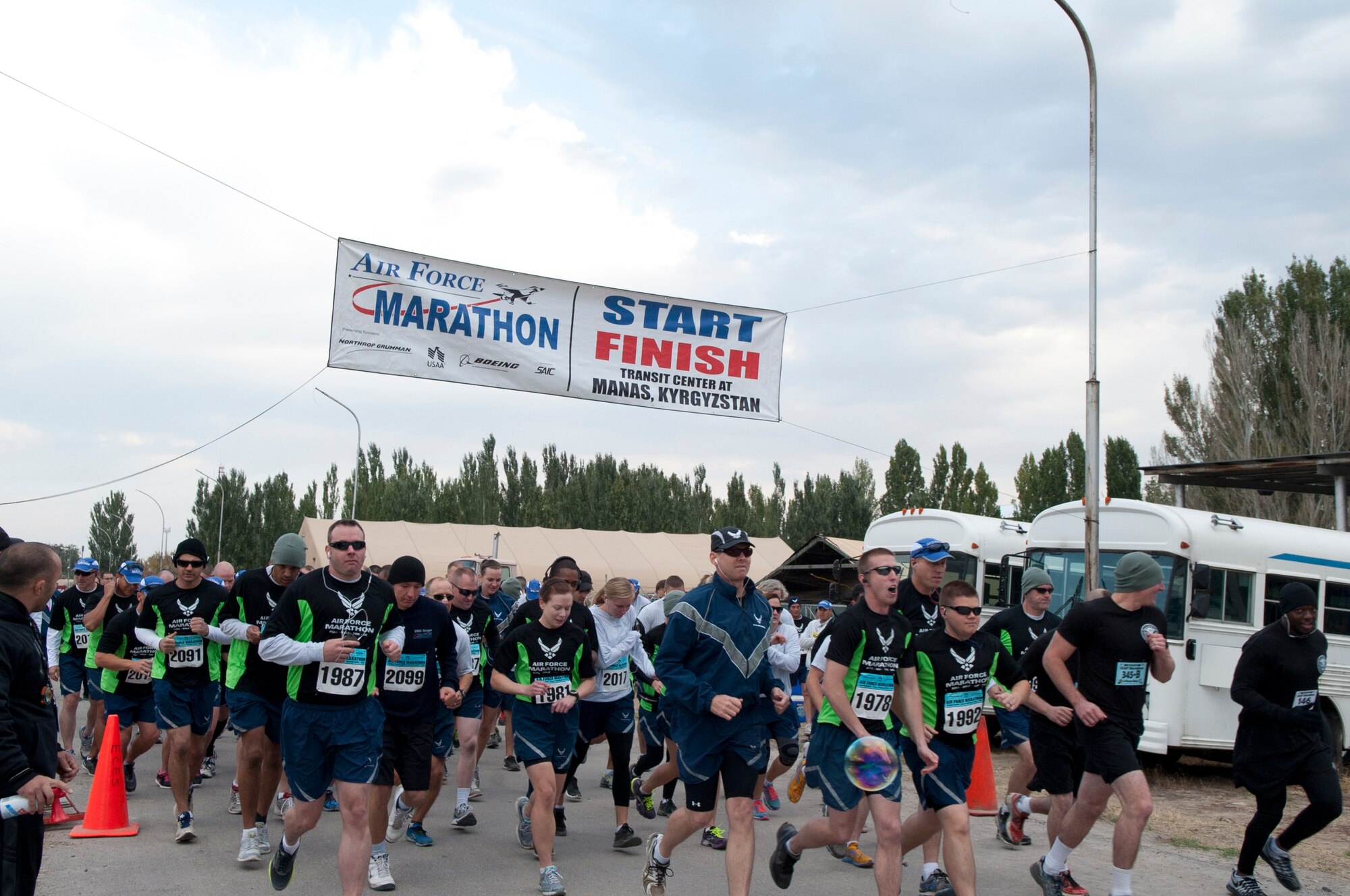Transit Center holds AF Marathon > Holloman Air Force Base > Display