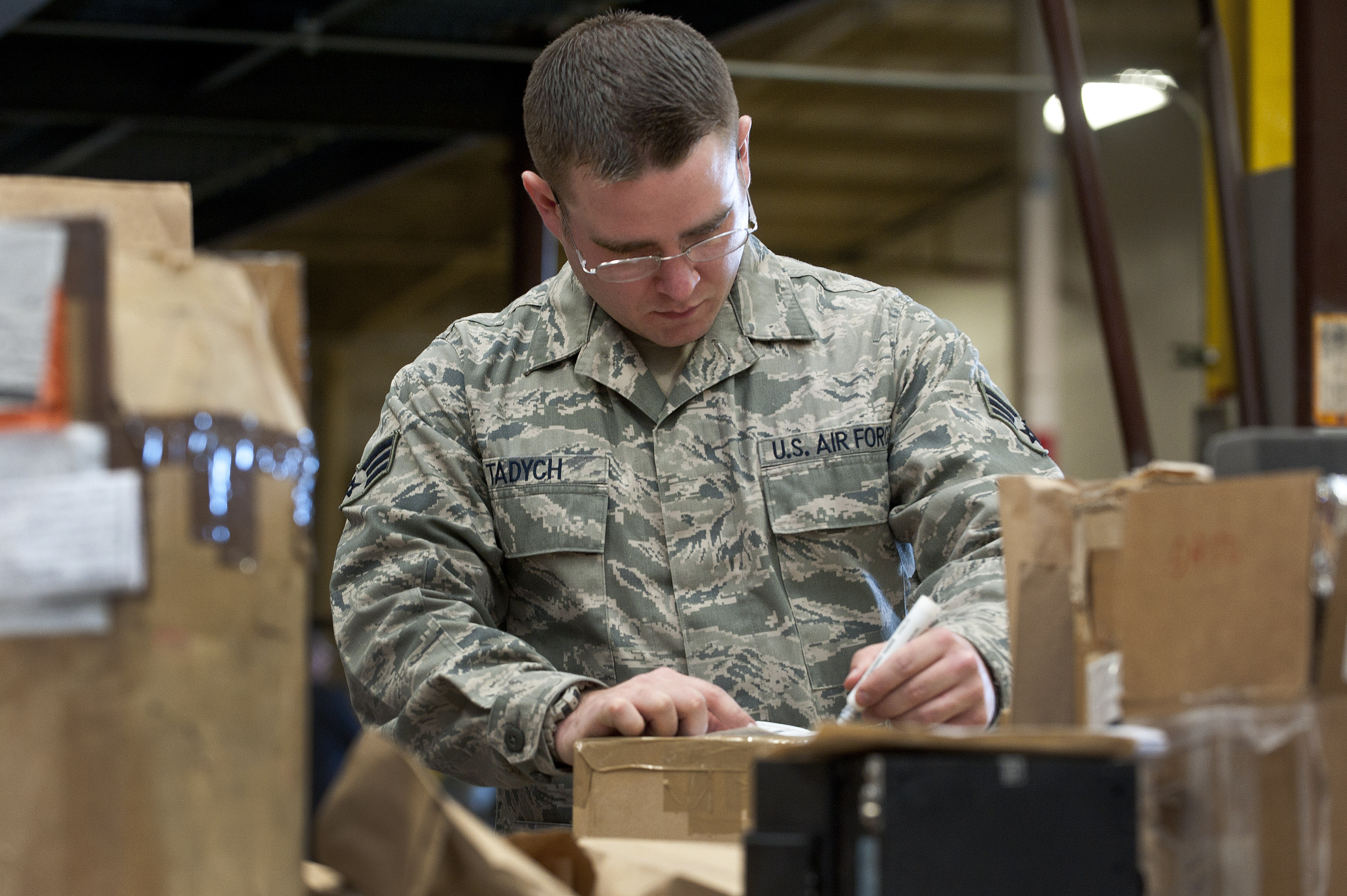 From bolts to aircraft engines, 99th LRS moves cargo > Nellis Air Force ...