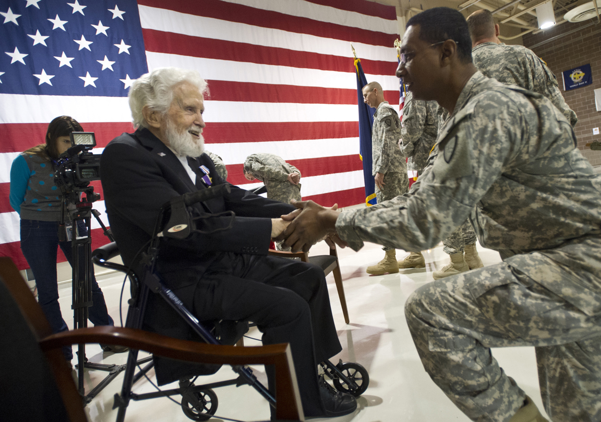 World War II veteran awarded medals 68 years after heroics > Joint Base ...