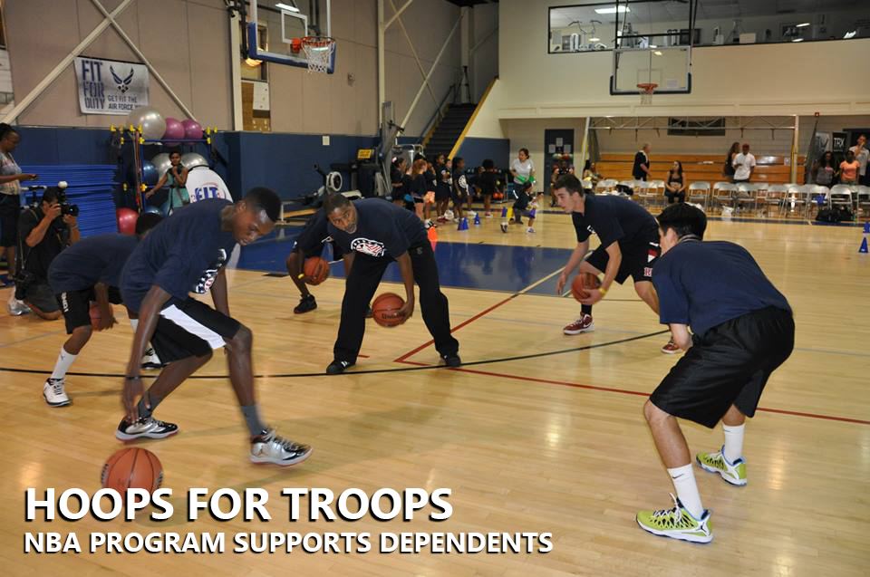 Hoops for Troops program inspires Team March youth > Air Force's ...