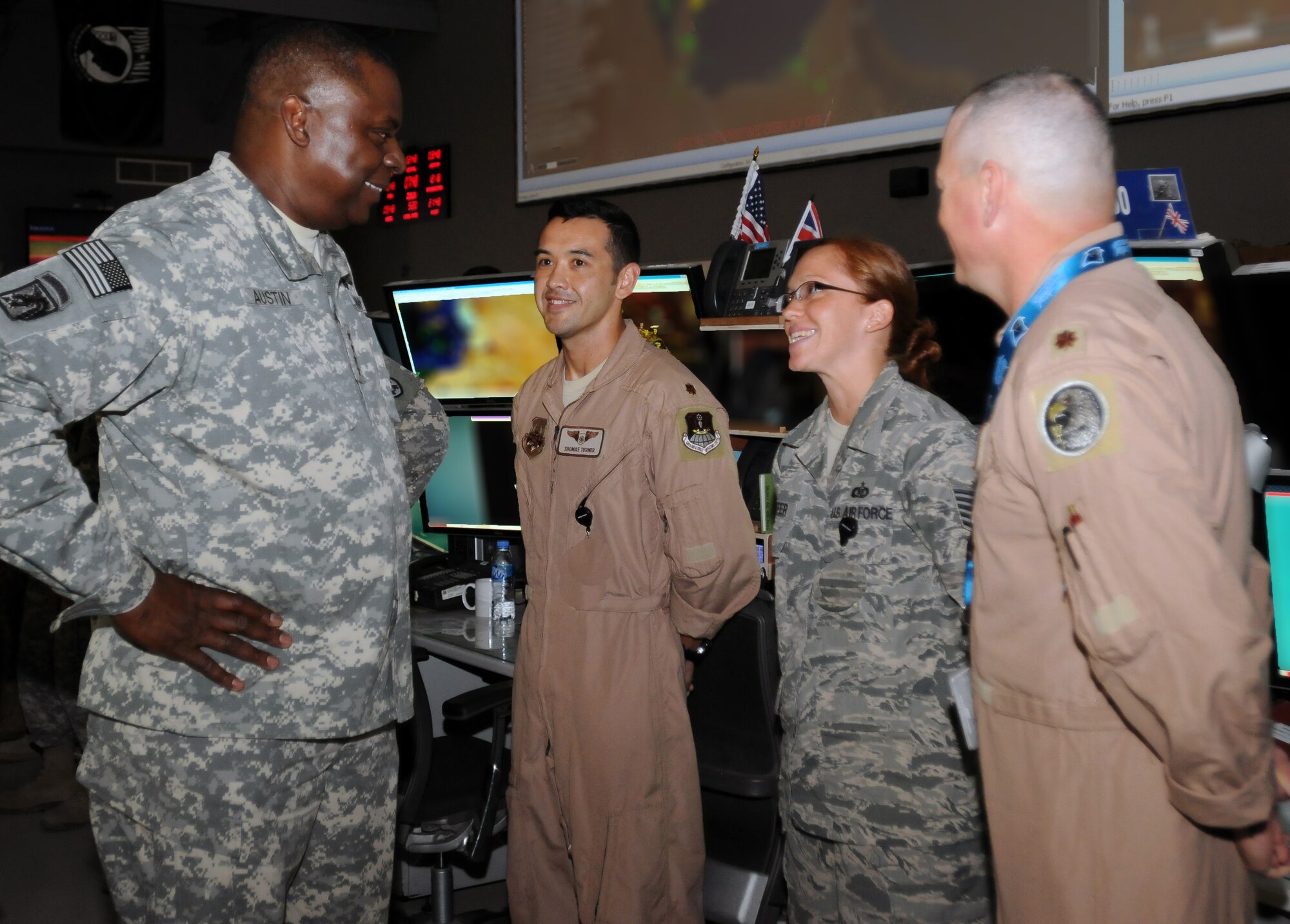 USCENTCOM Commander thanks Coalition CAOC team for supporting the fight ...
