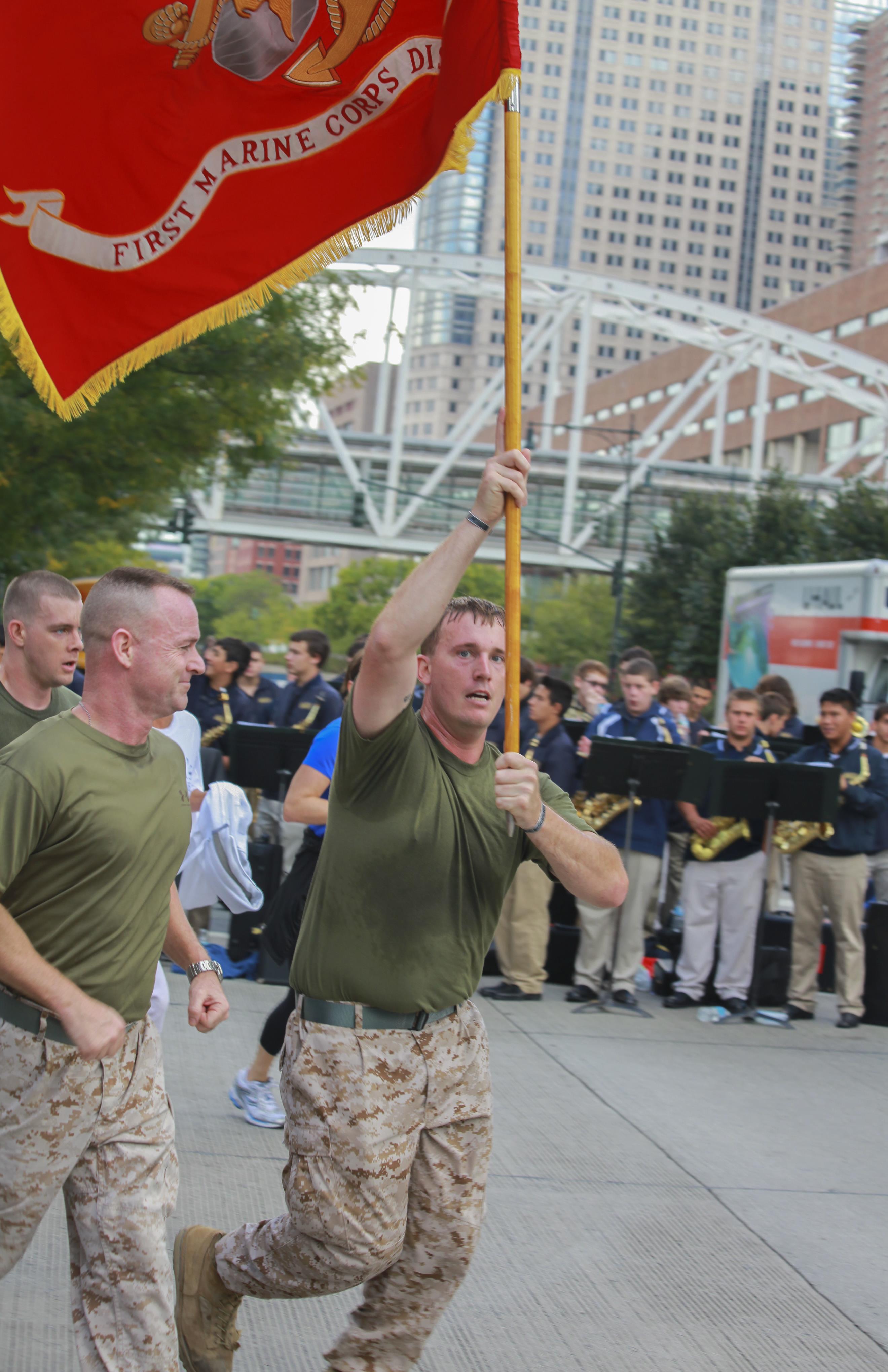 MOH recipient leads Marines to World Trade Center > 1st Marine Corps ...