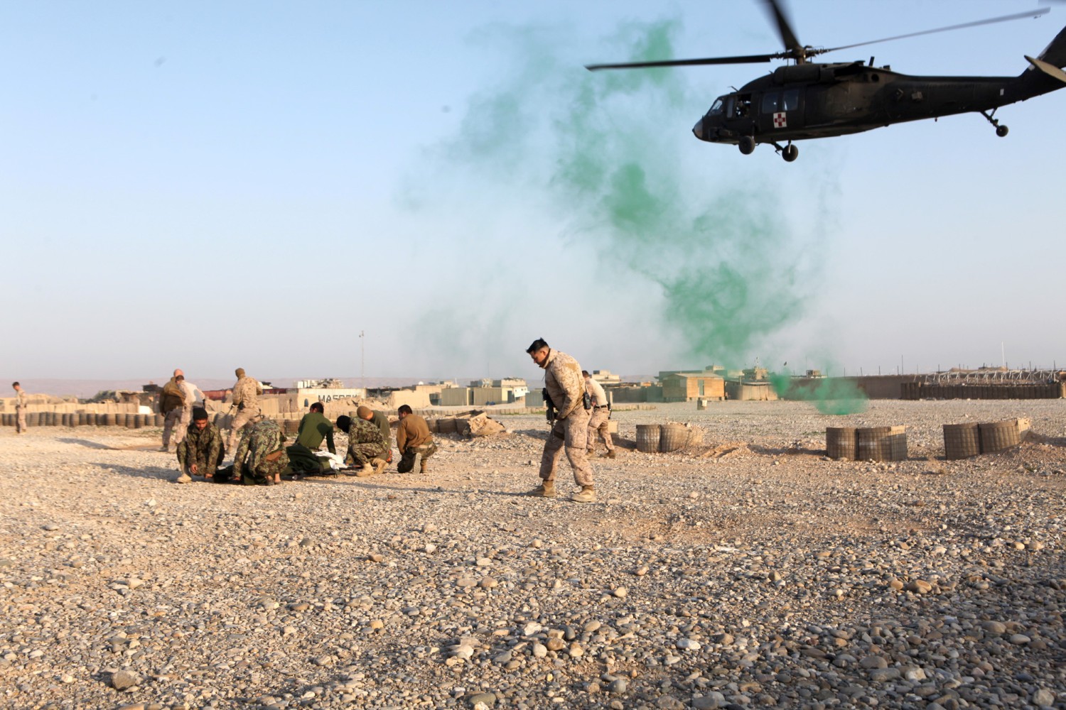 Navy team prepares Afghan medics to operate independently