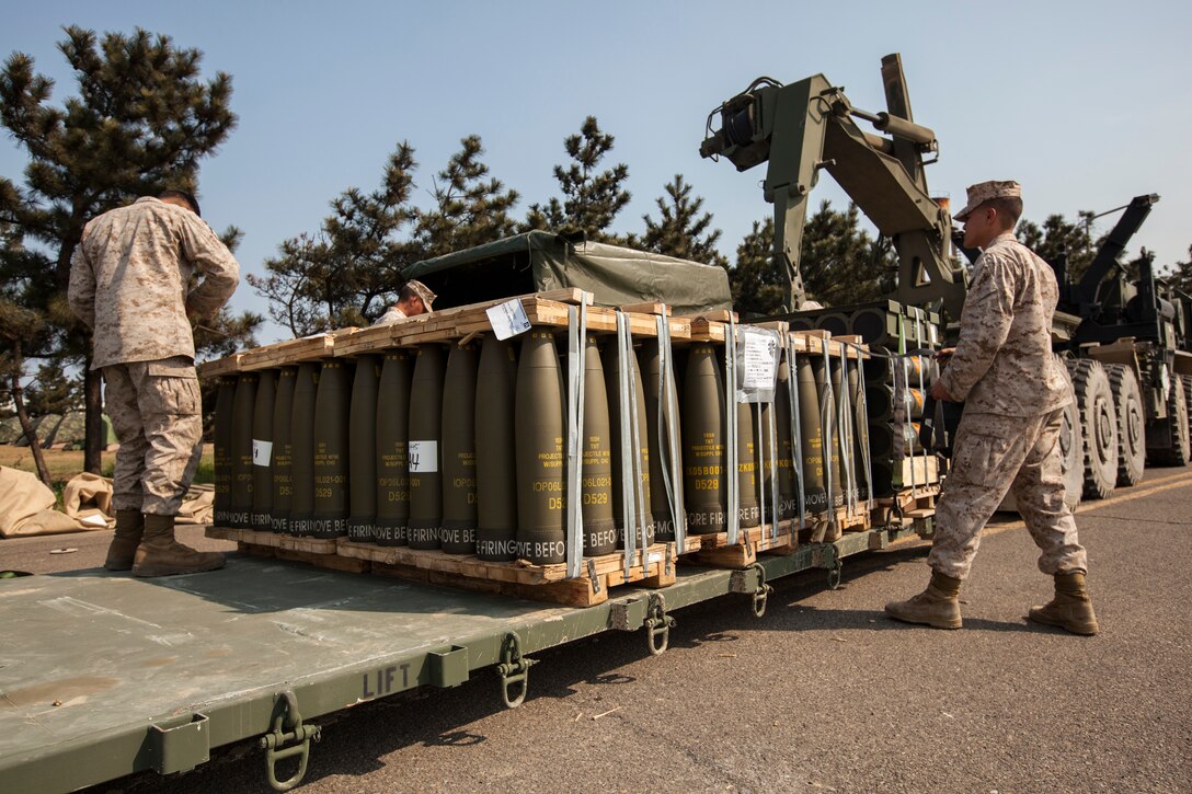 Ammunition Off-load during Ssang Yong 14