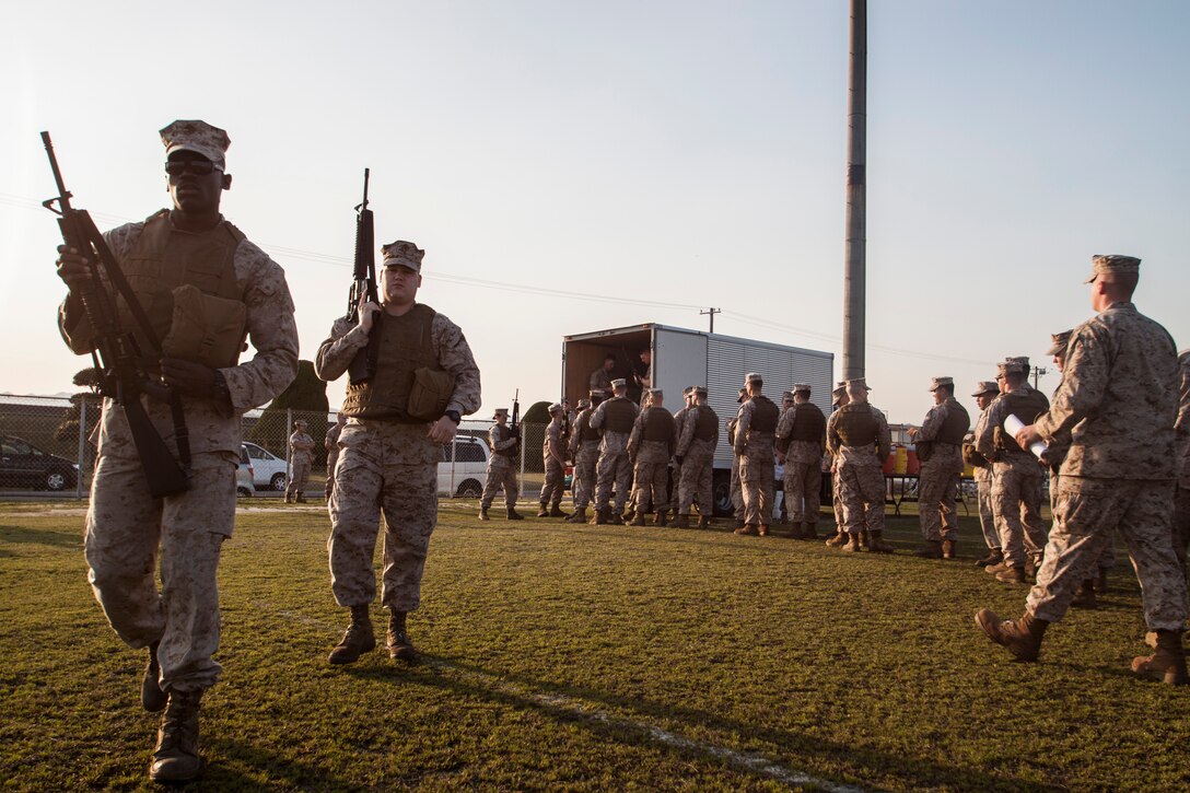 H&HS conducts bivouac, hike aboard MCAS Iwakuni