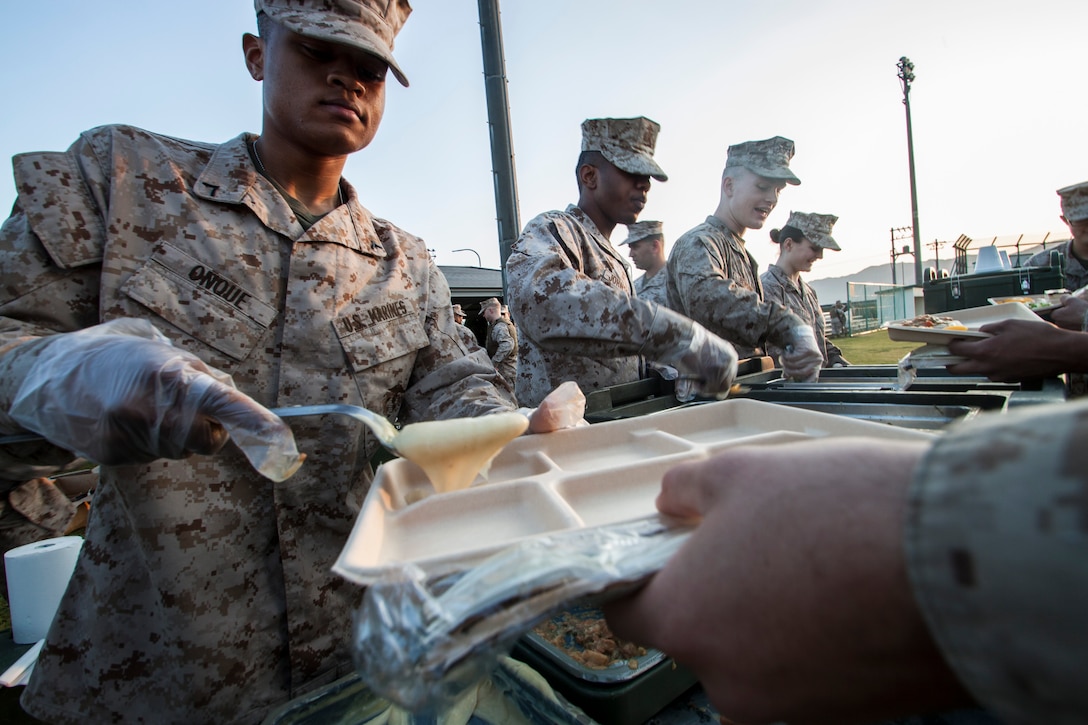 H&HS conducts bivouac, hike aboard MCAS Iwakuni