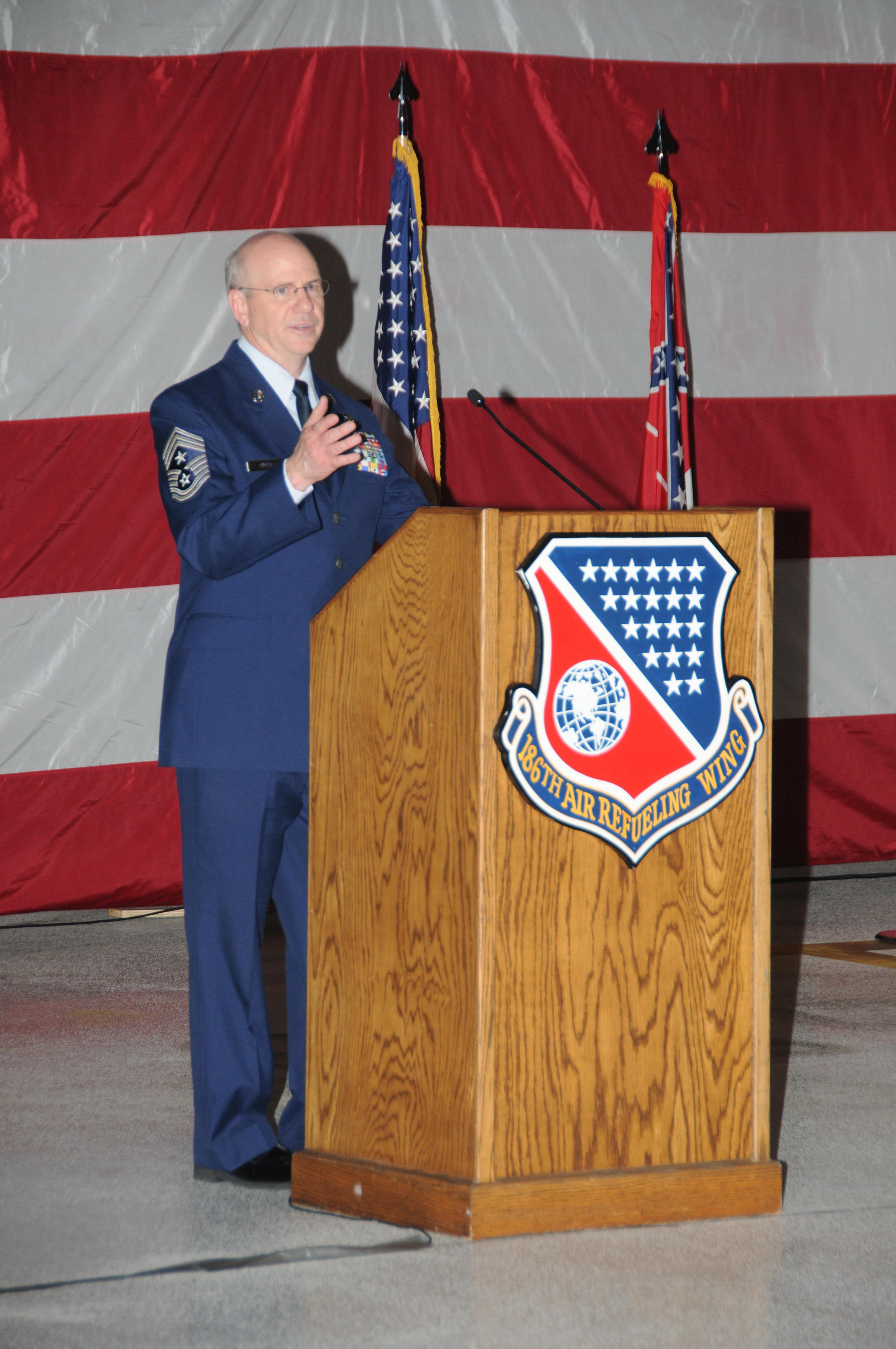 Assumption of Responsibility ceremony for the incoming Wing Command ...