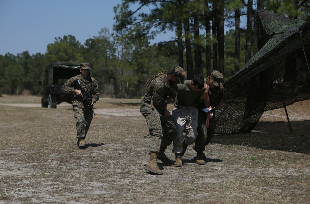 Corpsmen up! Sailors train for mass casualty treatment