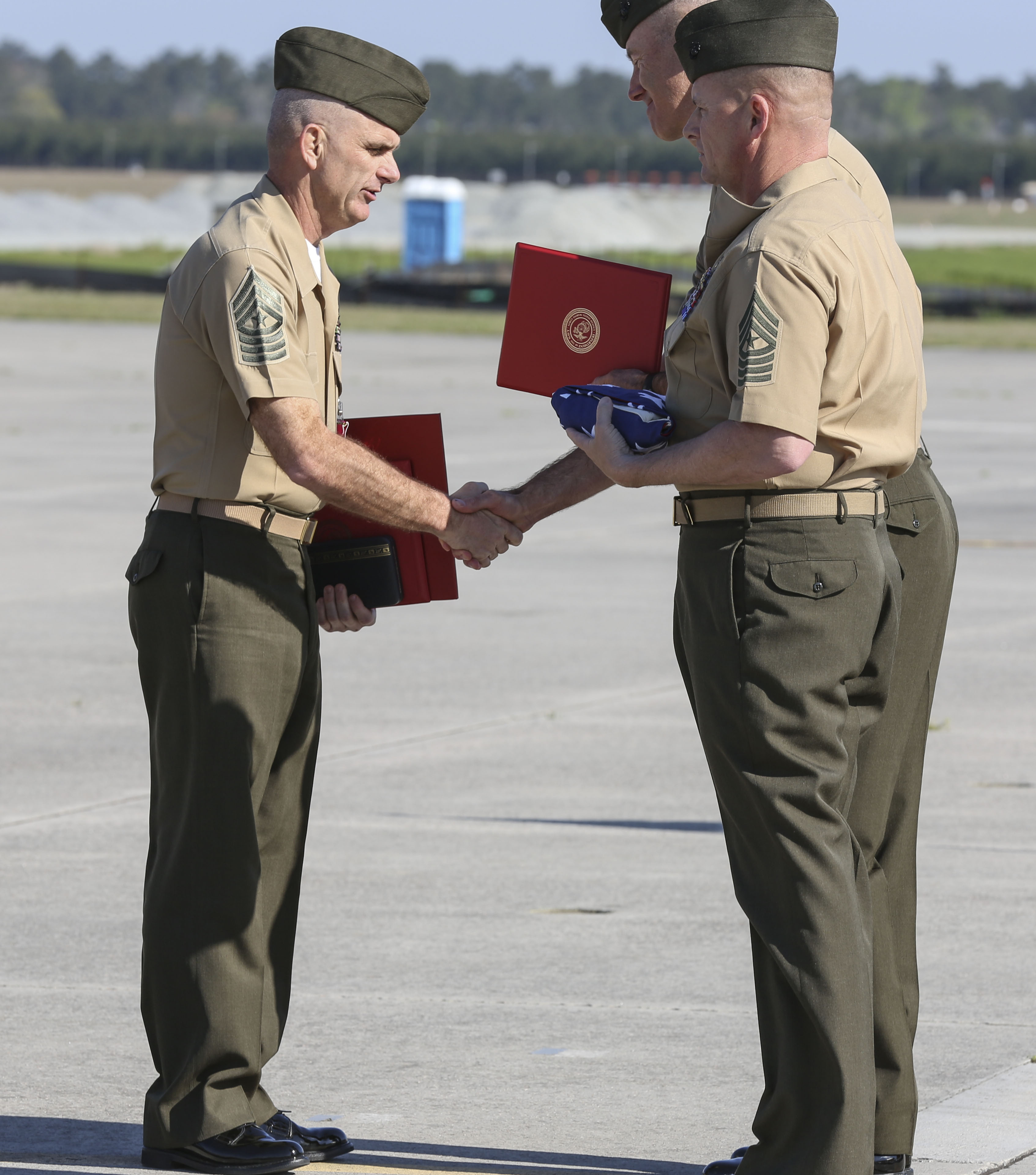 MCAS New River bids Allen farewell, welcomes Oldenburg