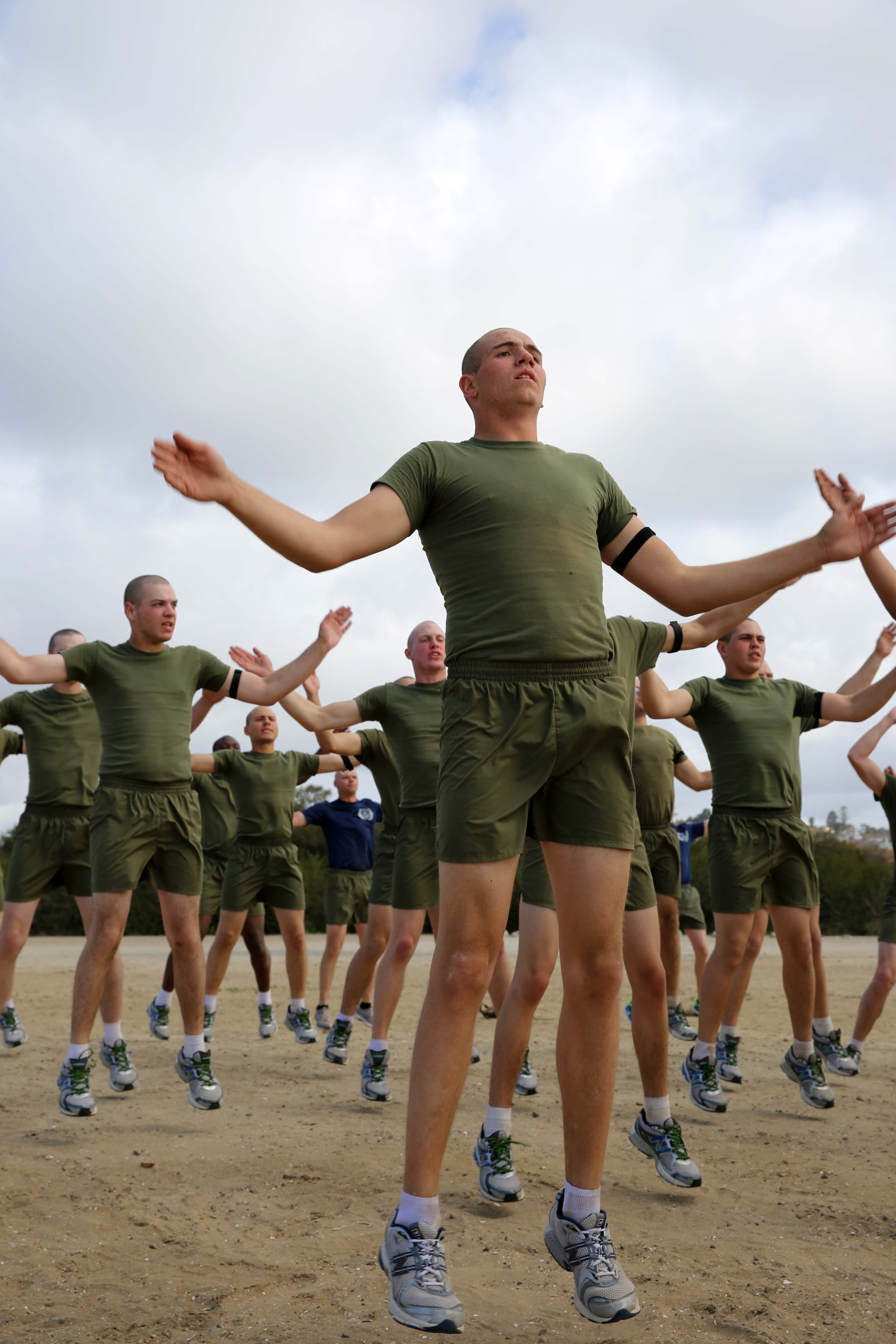 Straddle Hop Exercise