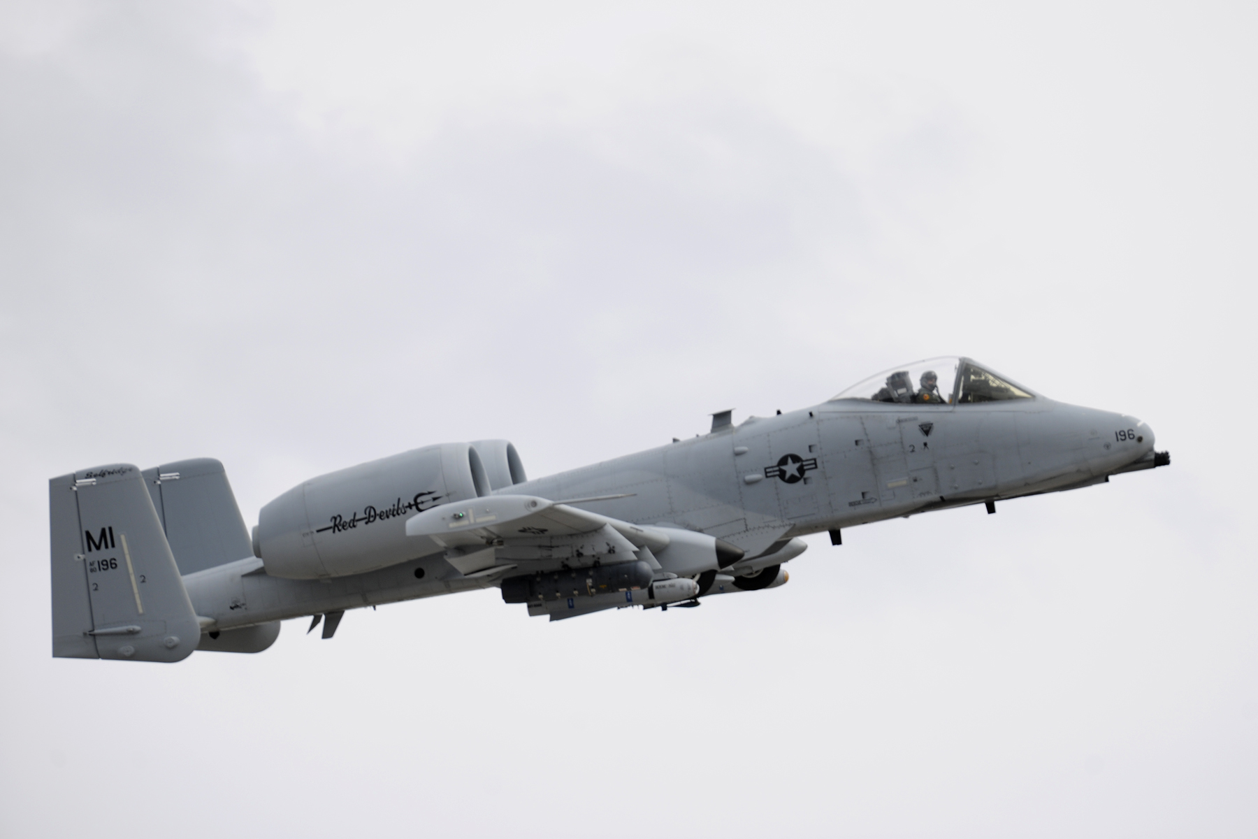 A-10 Operations at Grayling Range