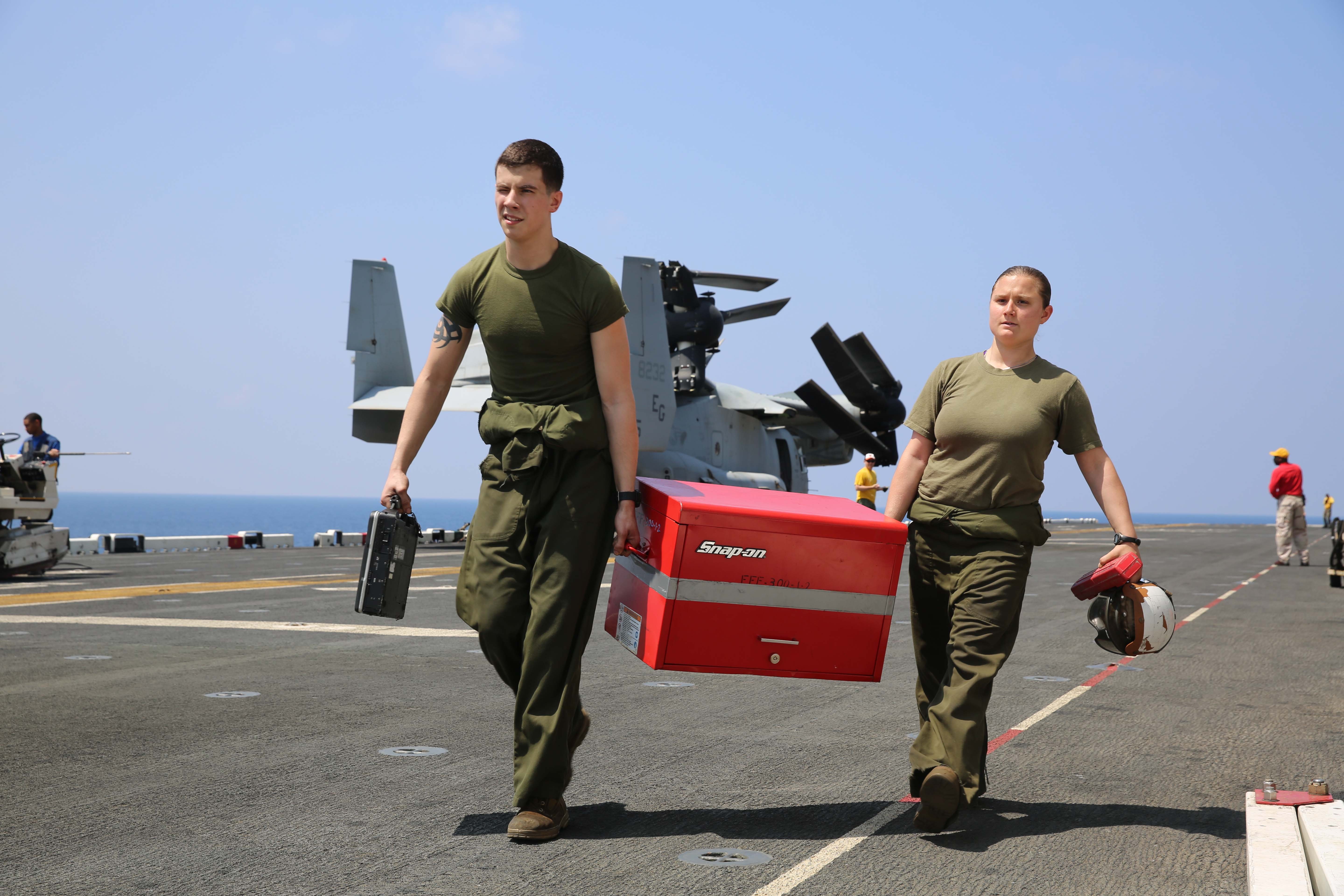 VMM-263 (Rein.) Marines keep Harriers ready to fly
